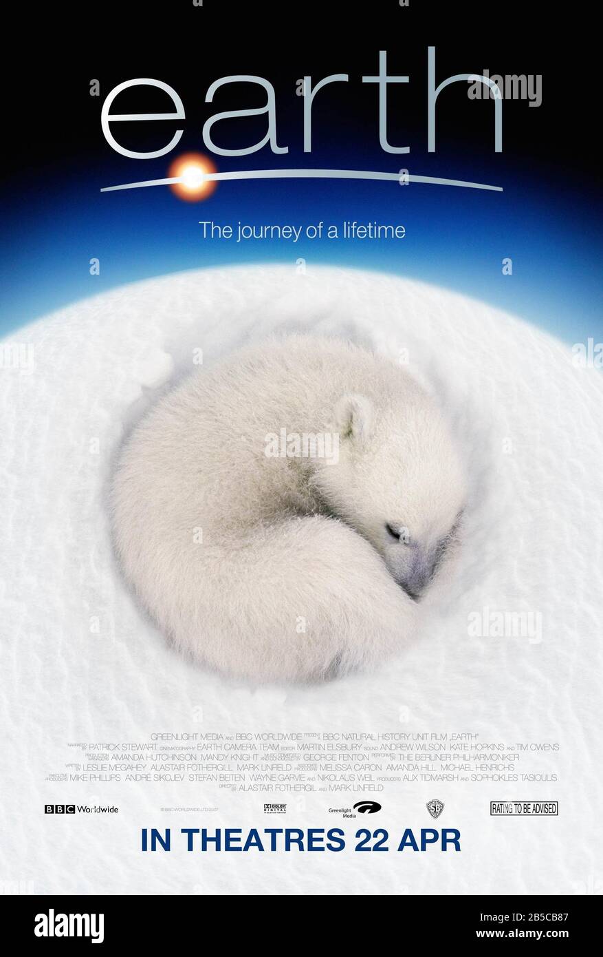 EARTH (2007), directed by ALASTAIR FOTHERGILL and MARK LINFIELD. Credit ...