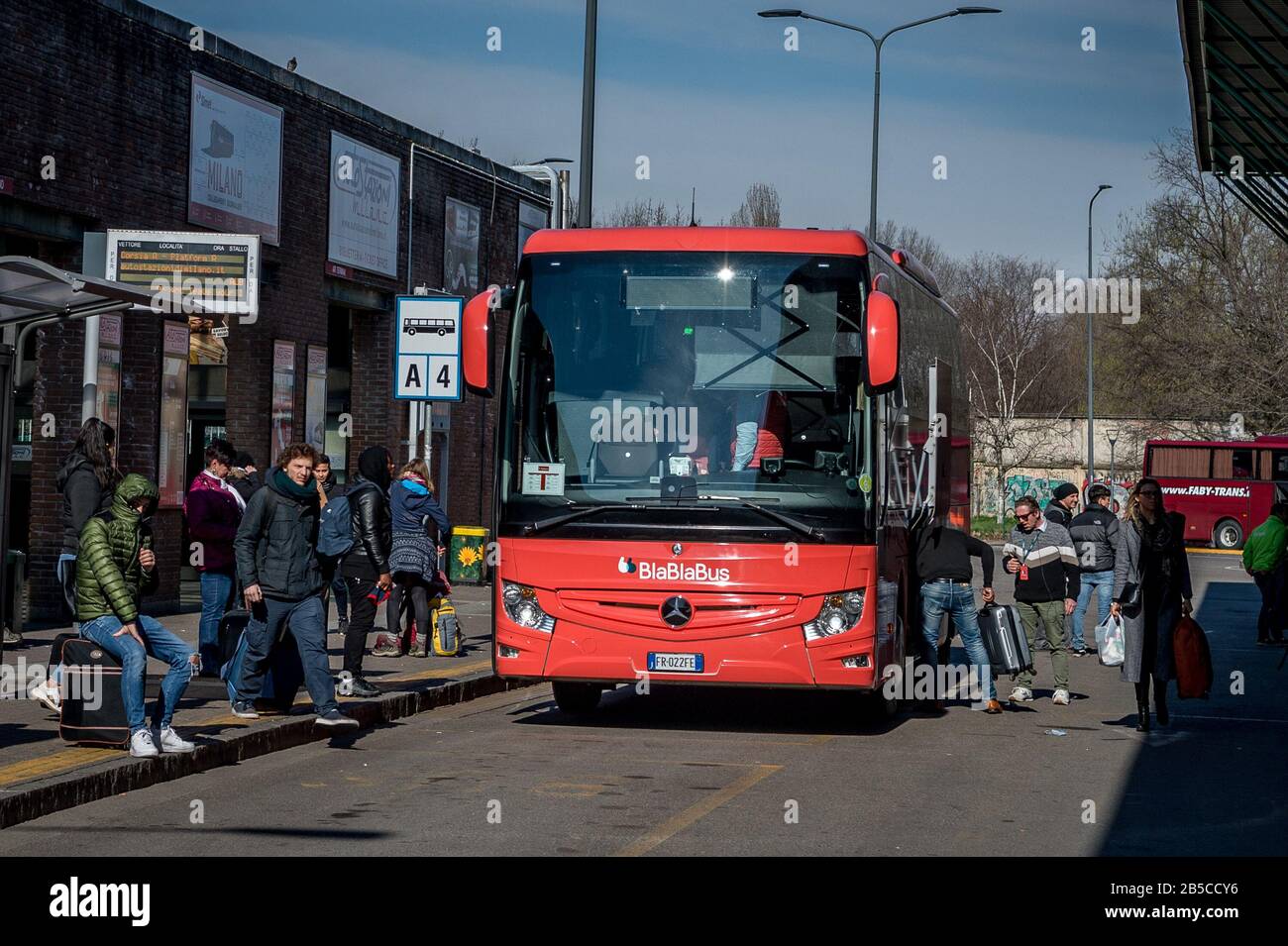 Lampugnano bus station hi-res stock photography and images - Alamy