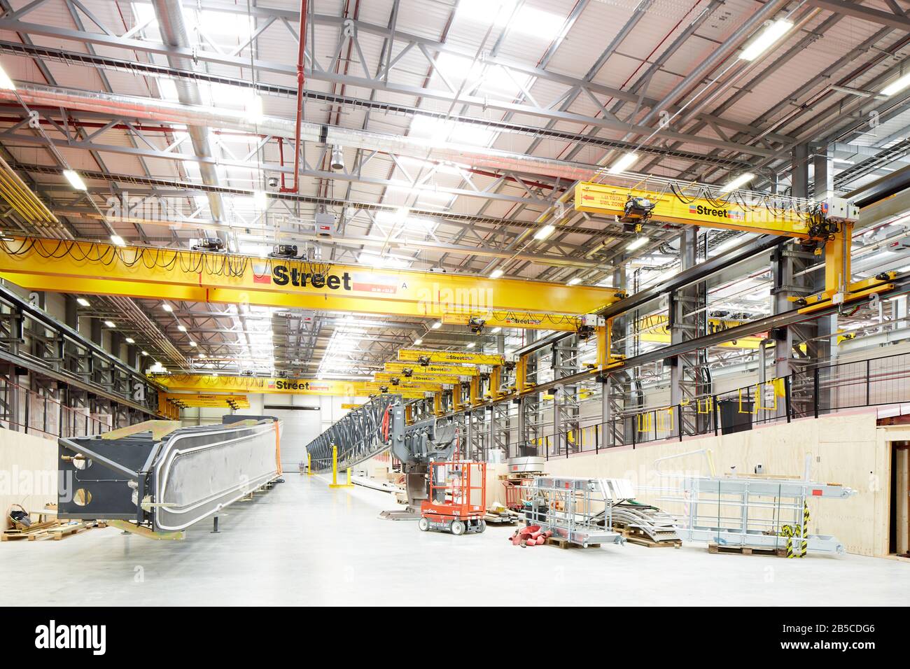 Wind turbine factory Stock Photo - Alamy