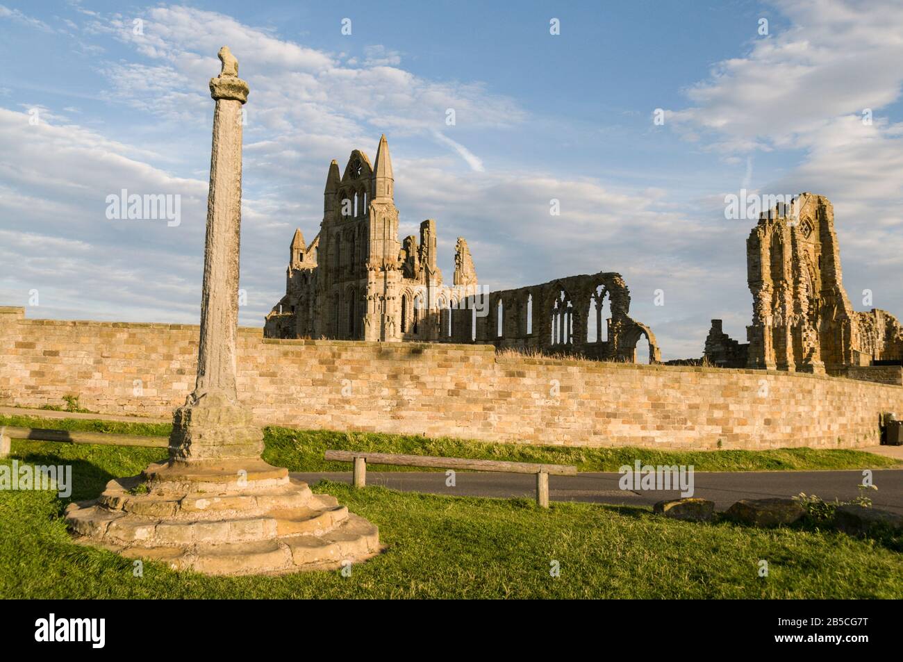 A 20-foot tall column, Caedmon's Cross, a Celtic cross that ...