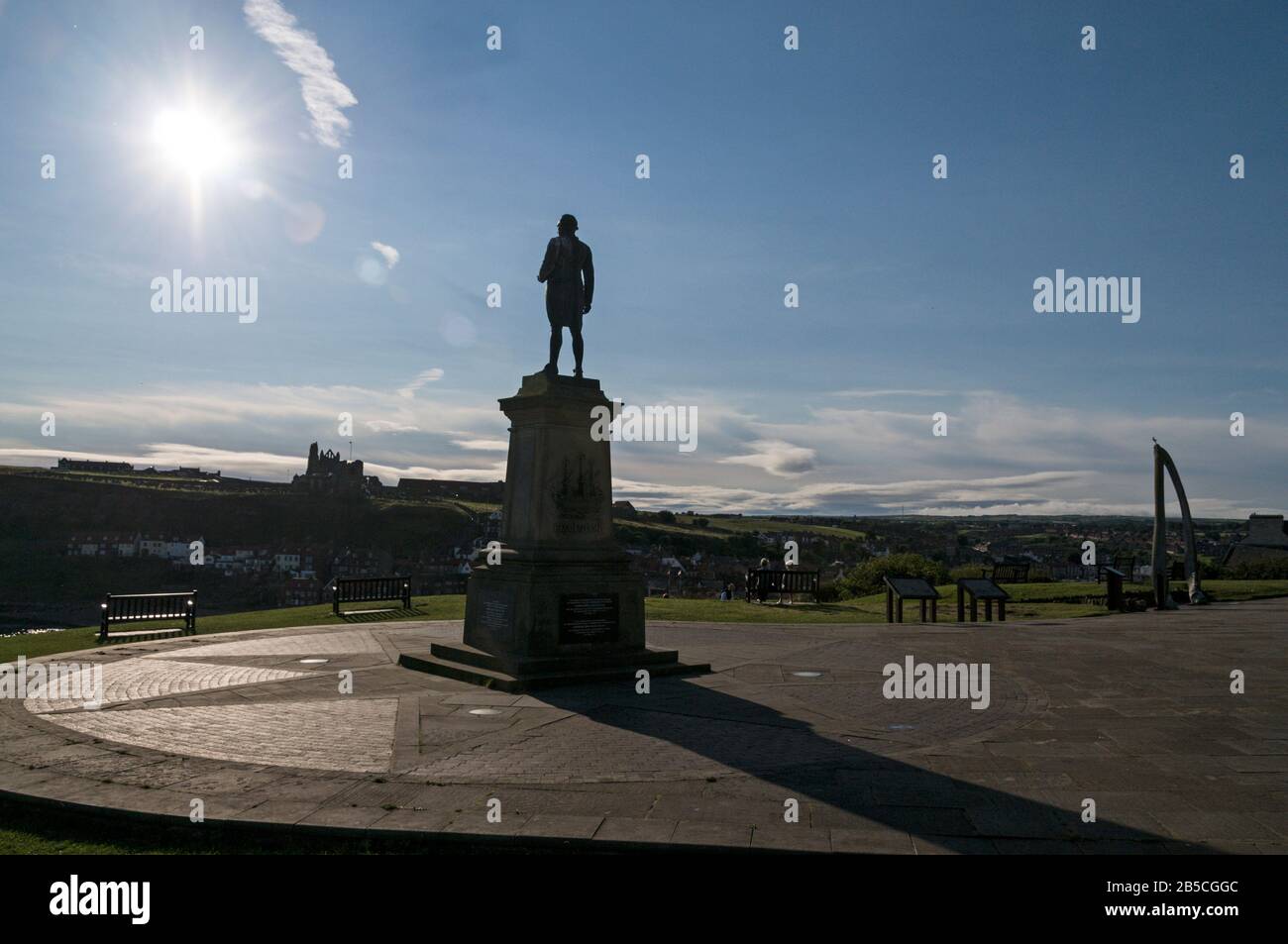 Statue Captain James Cook Whitby High Resolution Stock Photography and ...