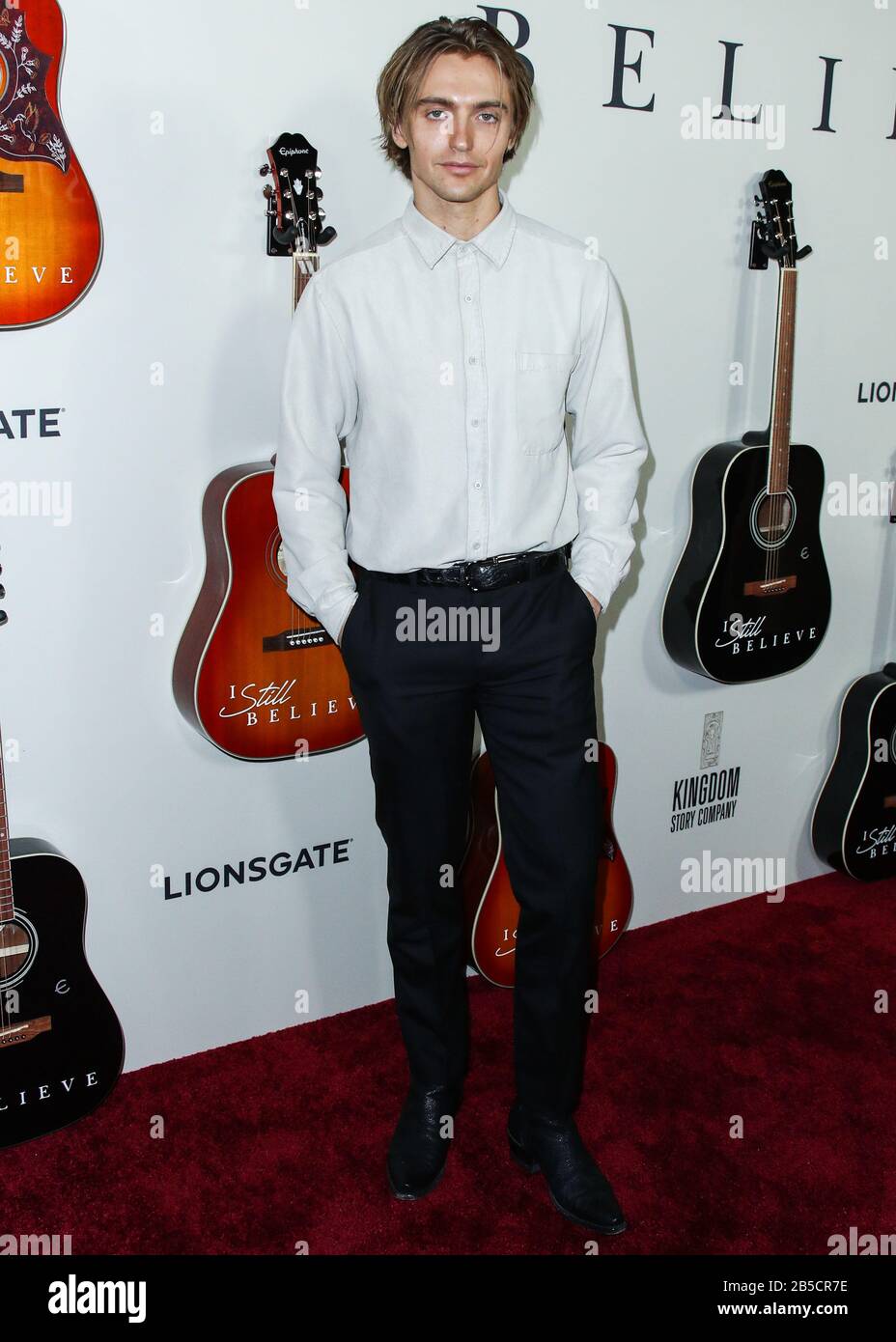 HOLLYWOOD, LOS ANGELES, CALIFORNIA, USA - MARCH 07: Hart Denton arrives ...