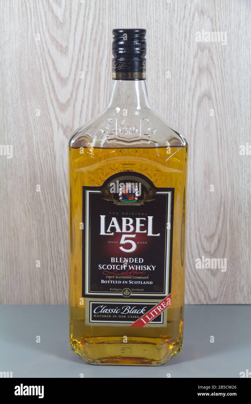 Label 5 scotch whisky hi-res stock photography and images - Alamy