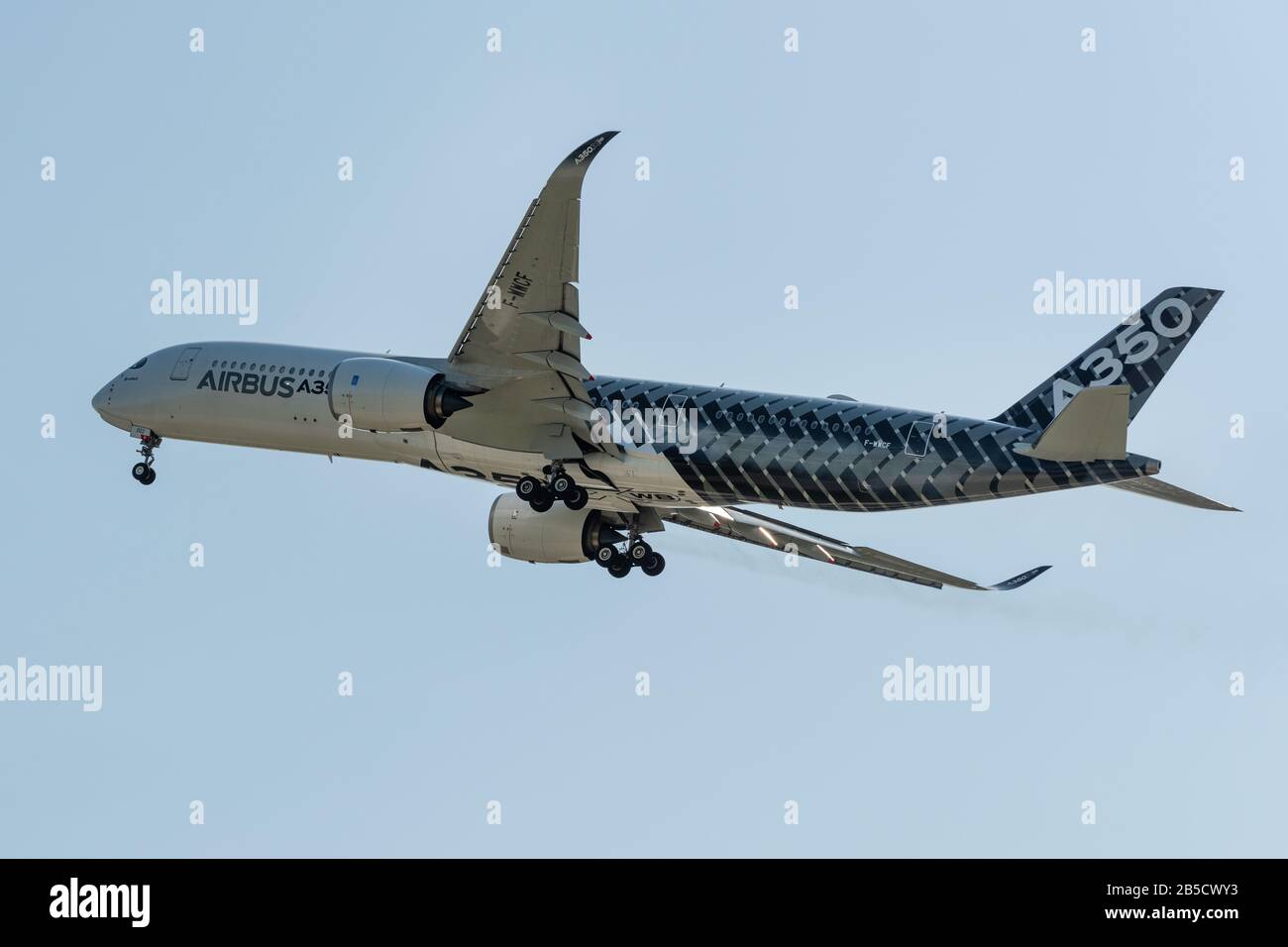 August 30, 2019. Zhukovsky, Russia. long-range wide-body twin-engine ...