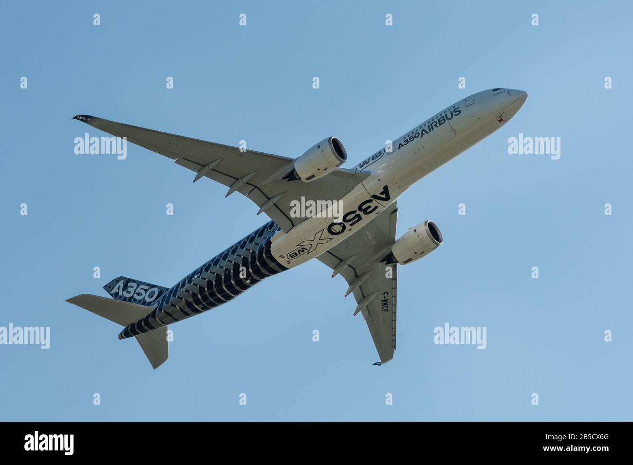 August 30, 2019. Zhukovsky, Russia. long-range wide-body twin-engine ...