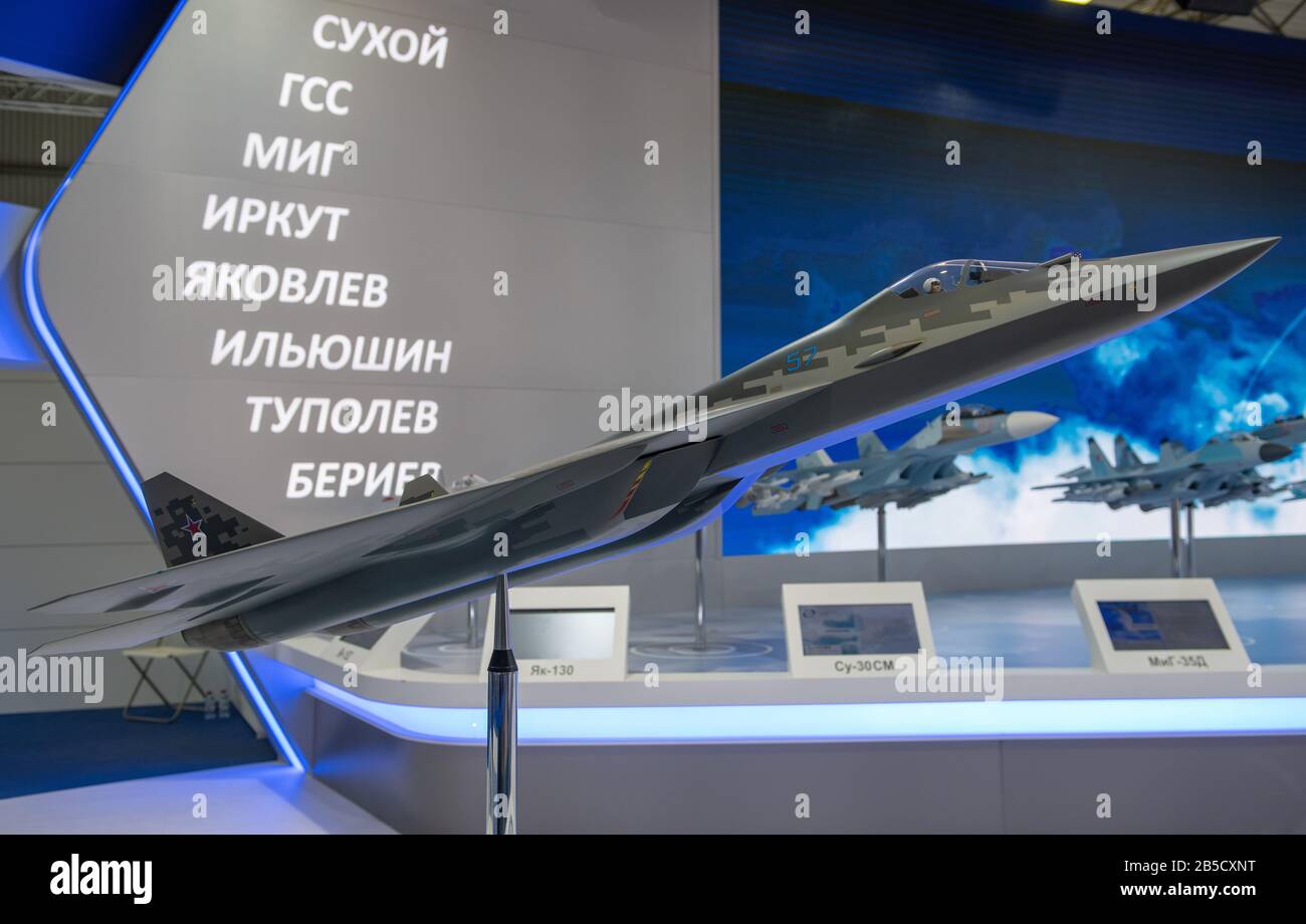 August 30, 2019. Zhukovsky, Russia. layout of the fifth-generation ...