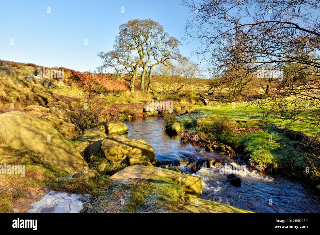 Burbage Brook,Padley Gorge Trail Peak District National Park,Longshaw ...