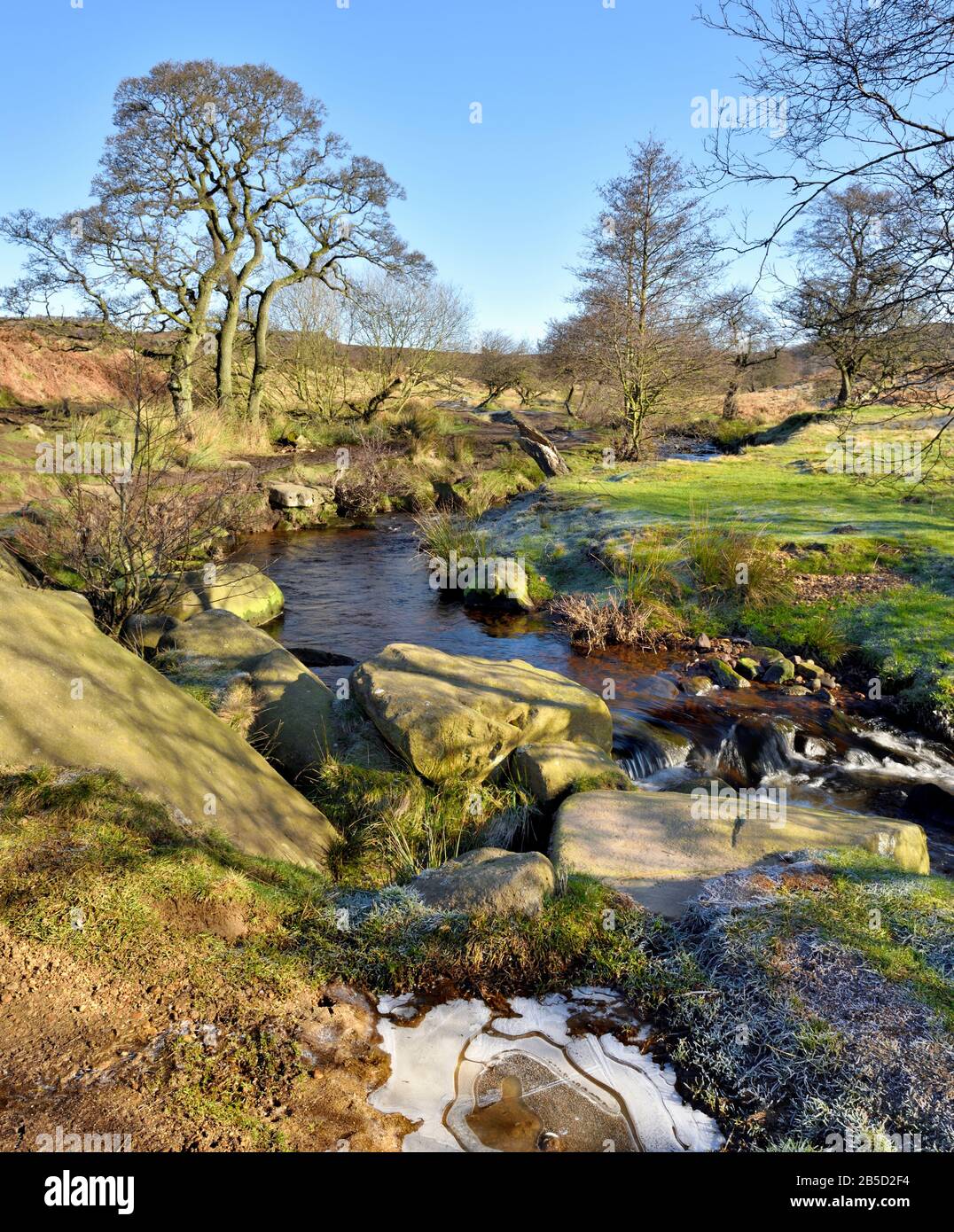 Burbage Brook,Padley Gorge Trail Peak District National Park,Longshaw ...