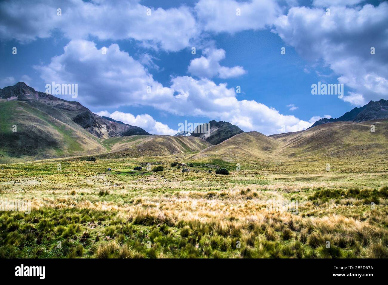 Beautiful landscapes on the road between Puno and Cosco , Peru. South ...