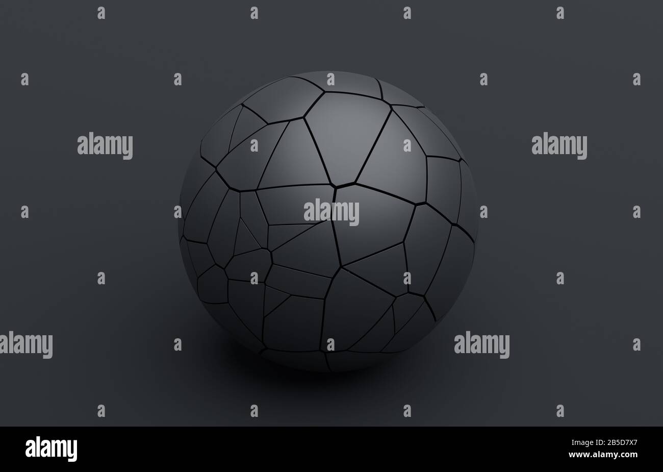 Abstract 3d render, cracked sphere, modern graphic design Stock Photo ...