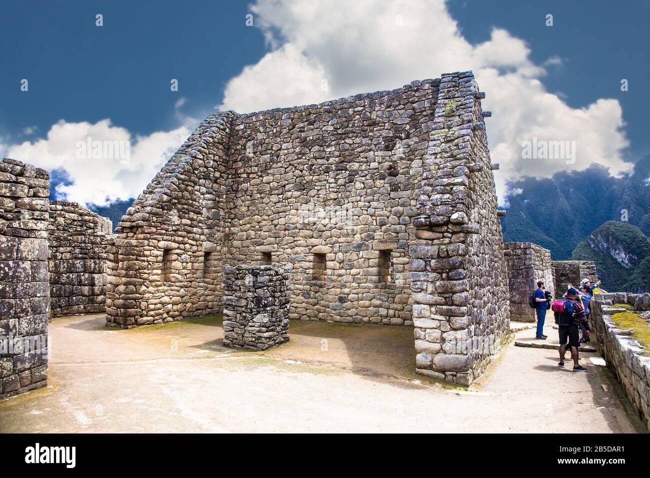 Machu Picchu Pueblo, Peru - Jan 8, 2019: Incredible Inca House in ...