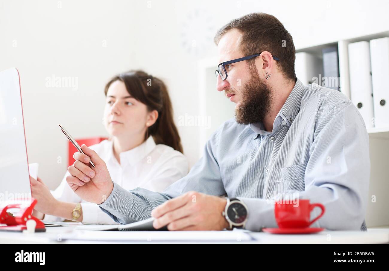 Commanding the monitor hi-res stock photography and images - Alamy