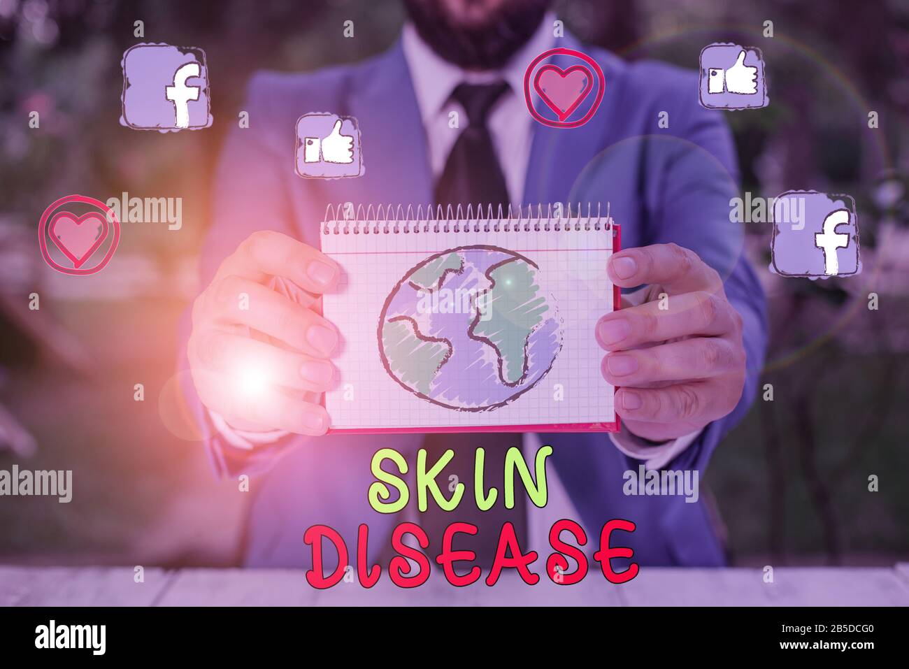 Word writing text Skin Disease. Business photo showcasing any of the ...