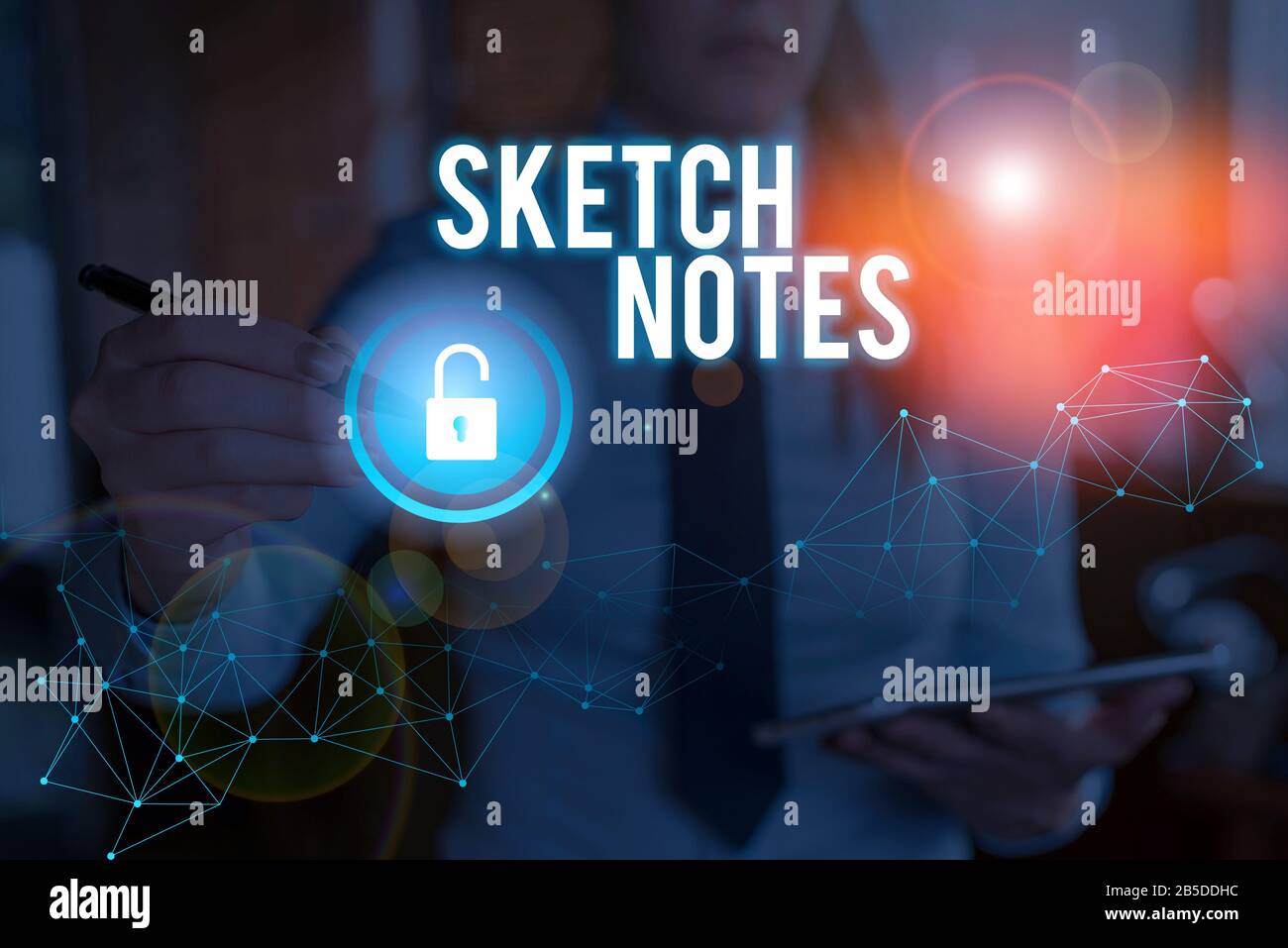 Conceptual hand writing showing Sketch Notes. Concept meaning visual ...