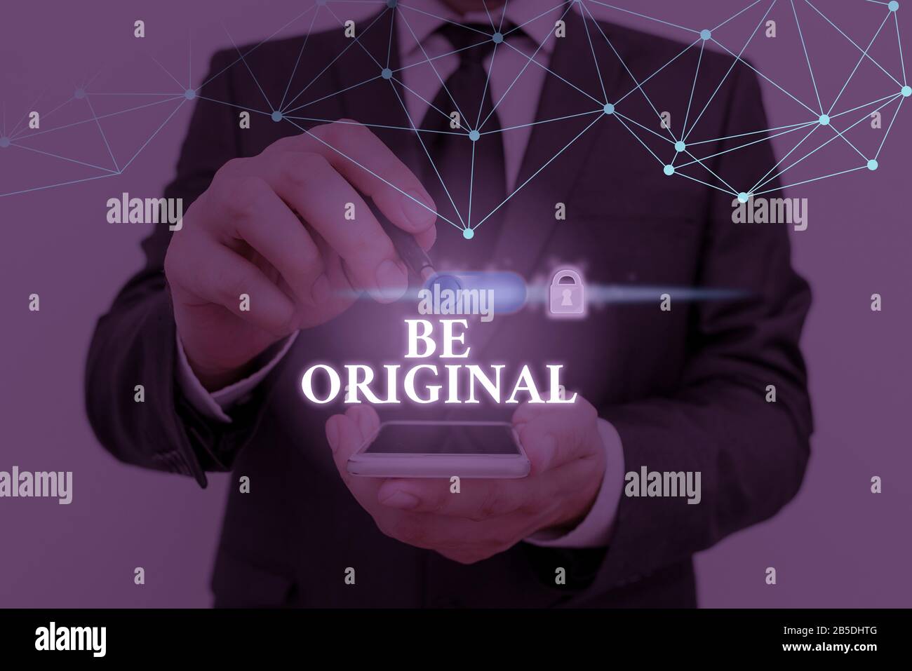 Conceptual hand writing showing Be Original. Concept meaning created ...