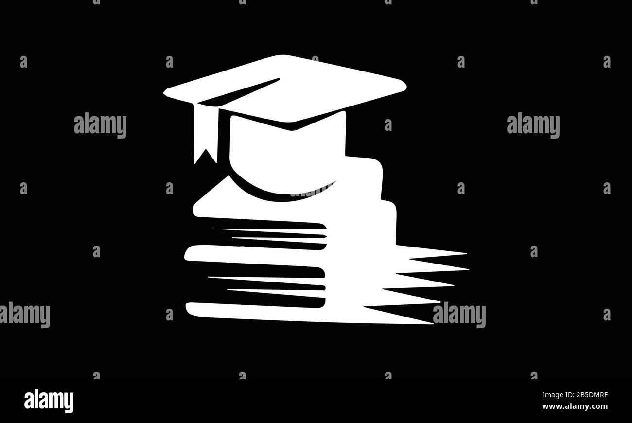 3d illustration cap diploma Stock Vector Images - Alamy