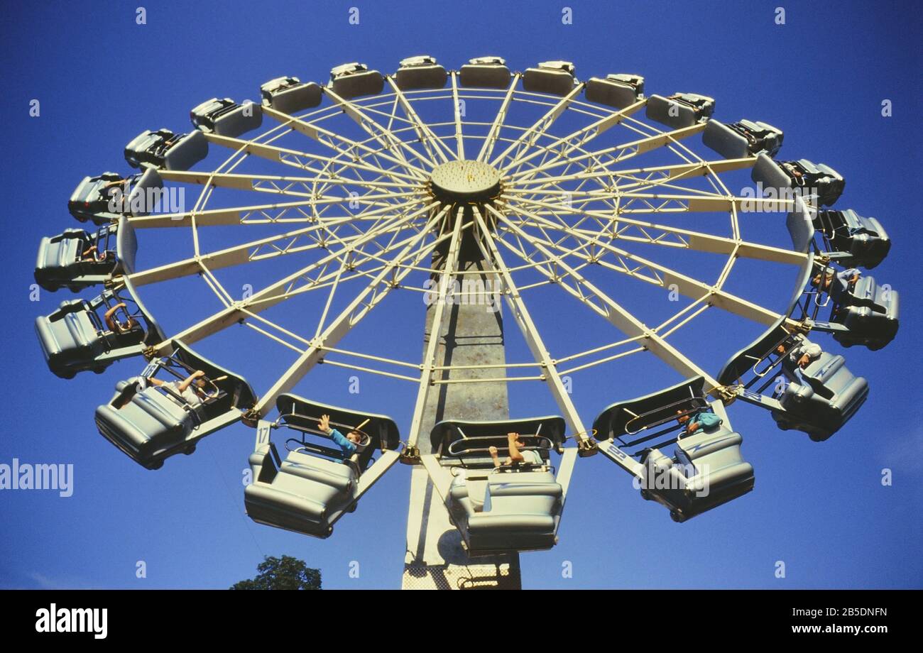 Enterprise ride, Dreamland Margate. Kent. England, UK. Circa 1980s ...