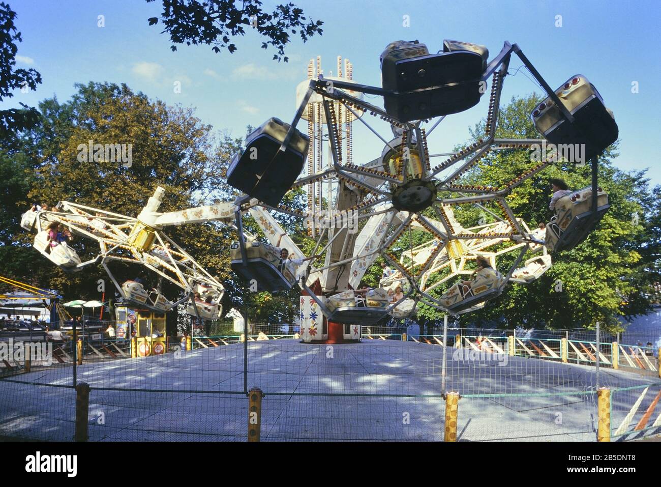 Troika ride, Dreamland Margate. Kent. England, UK. Circa 1980s Stock ...