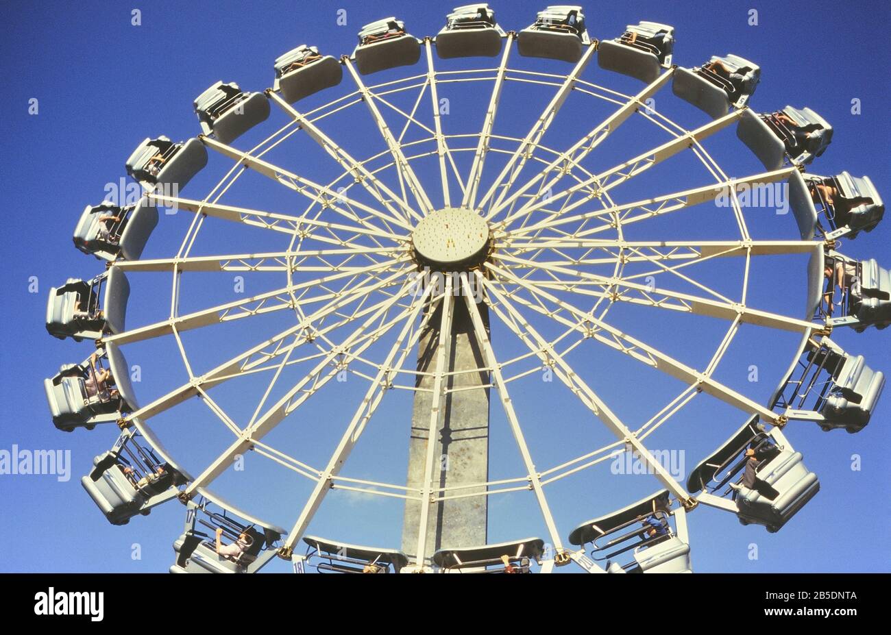 Enterprise ride, Dreamland Margate. Kent. England, UK. Circa 1980s ...