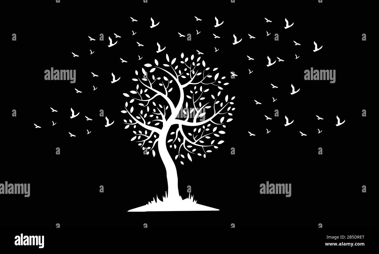 Crows winter Black and White Stock Photos & Images - Alamy