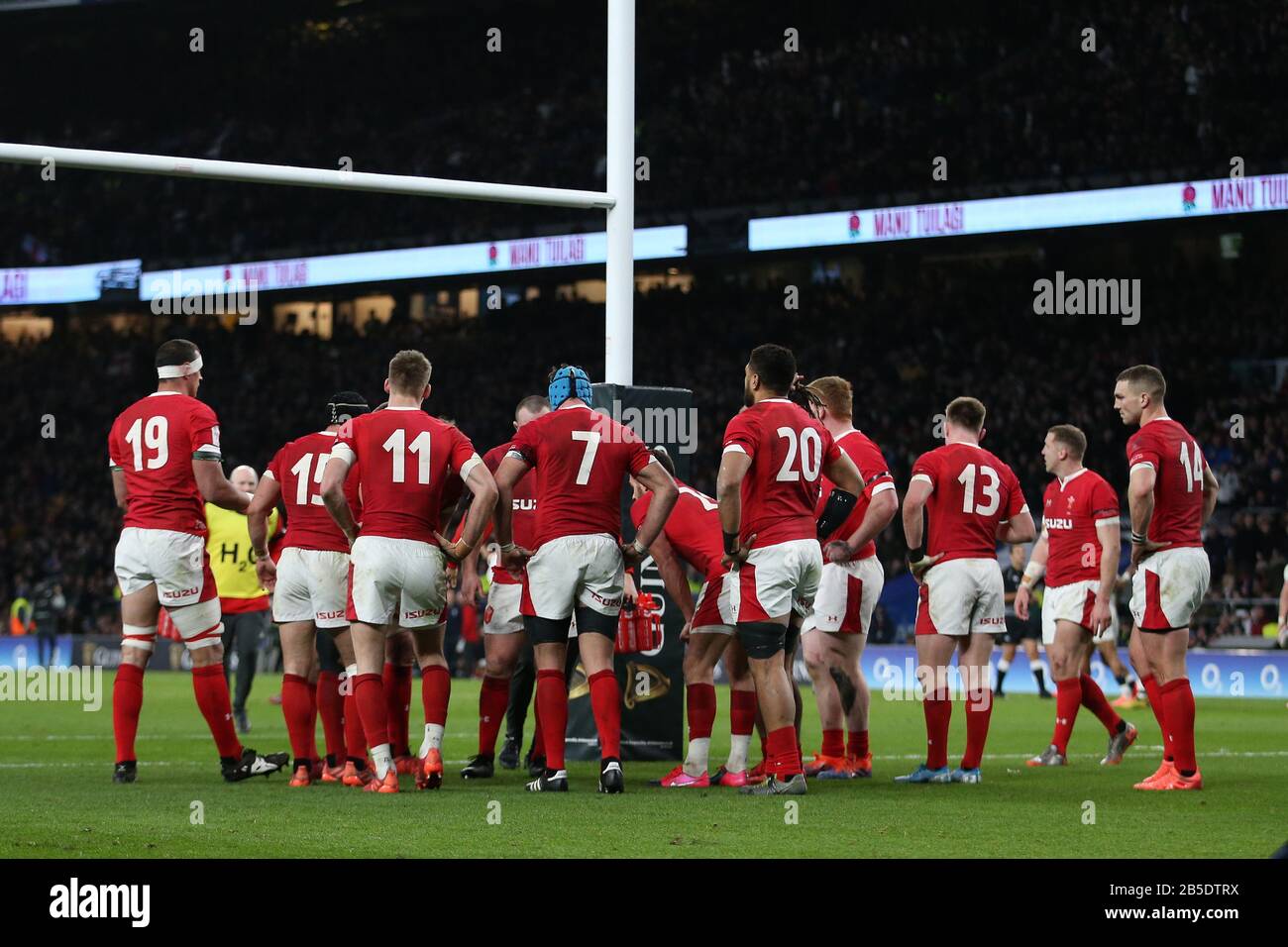 England rugby line up hi-res stock photography and images - Alamy