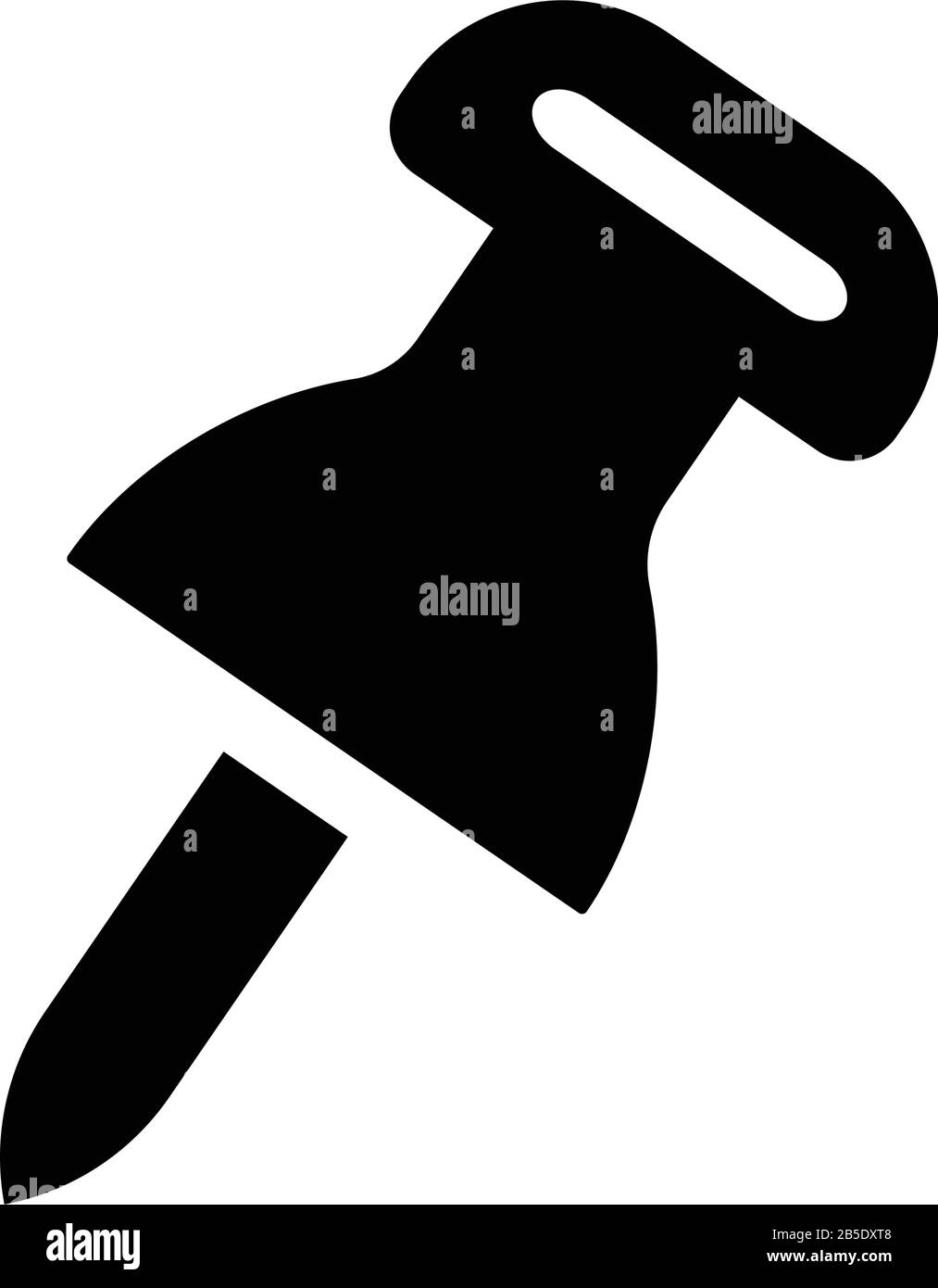 Push pin icon, clip point, Perfect for use in designing and developing ...