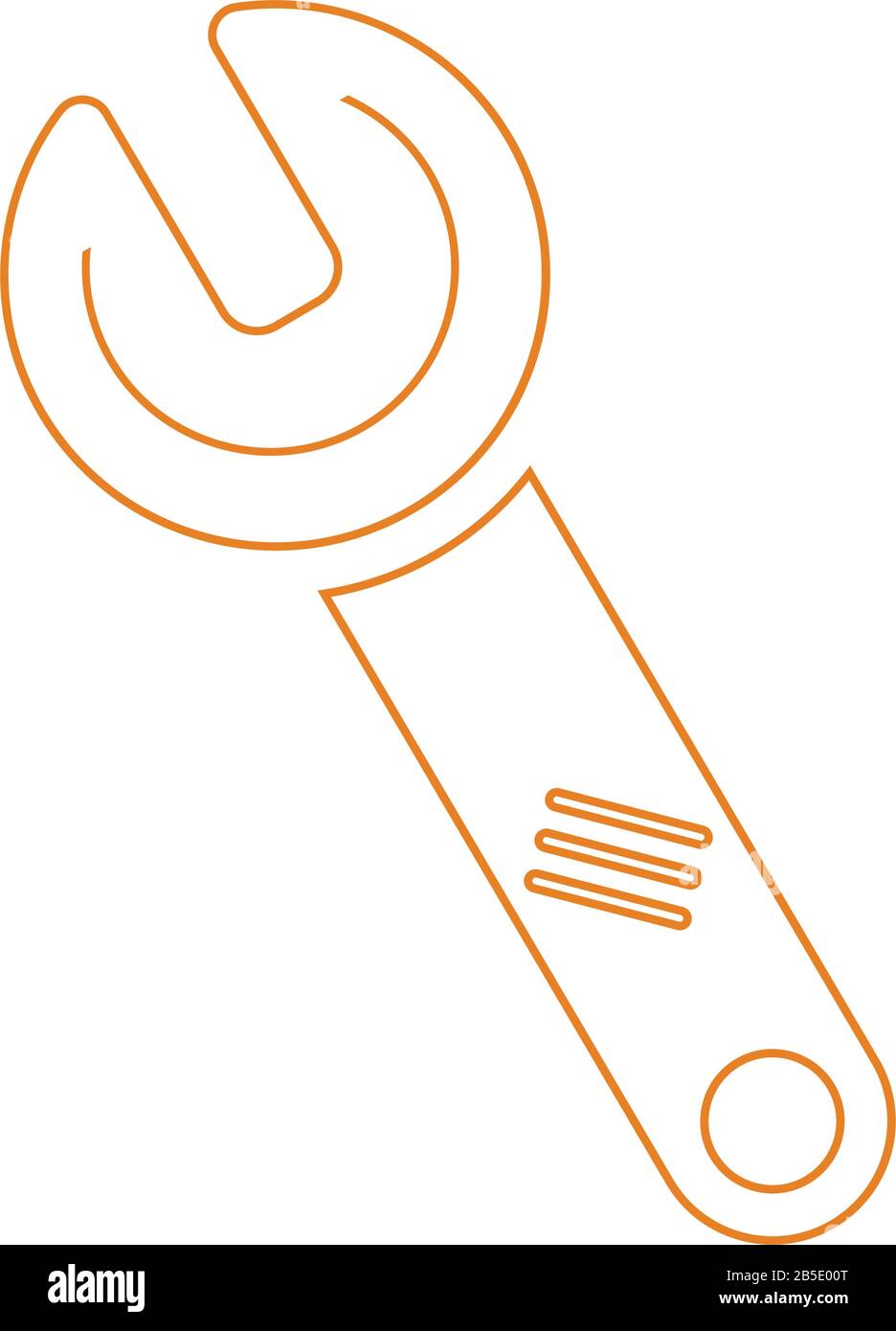 Well organized and fully editable Vector Wrench icon, construction ...