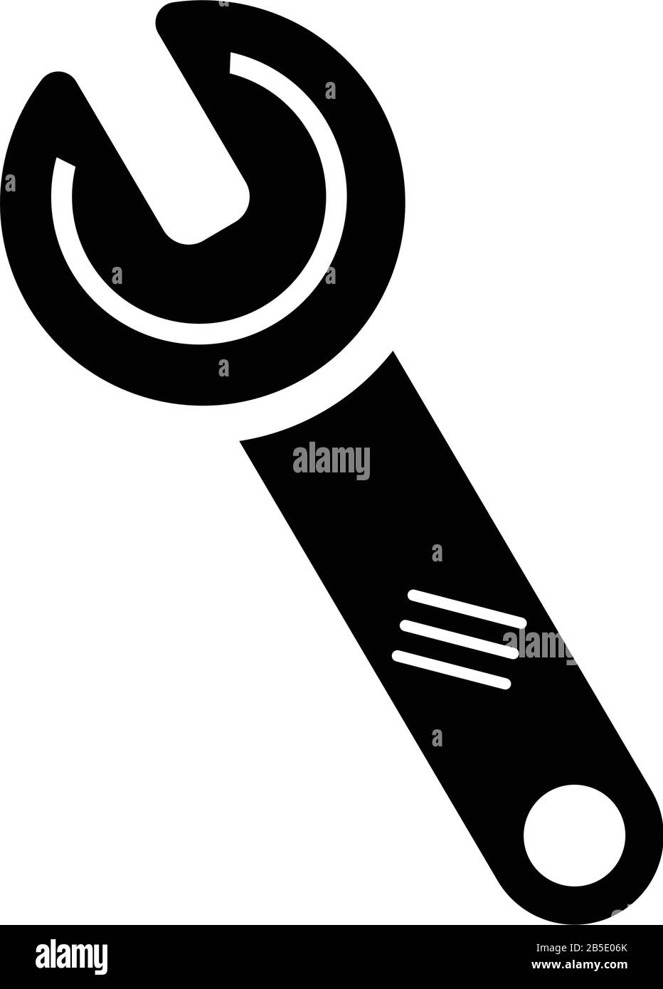 Well organized and fully editable Vector Wrench icon, construction ...