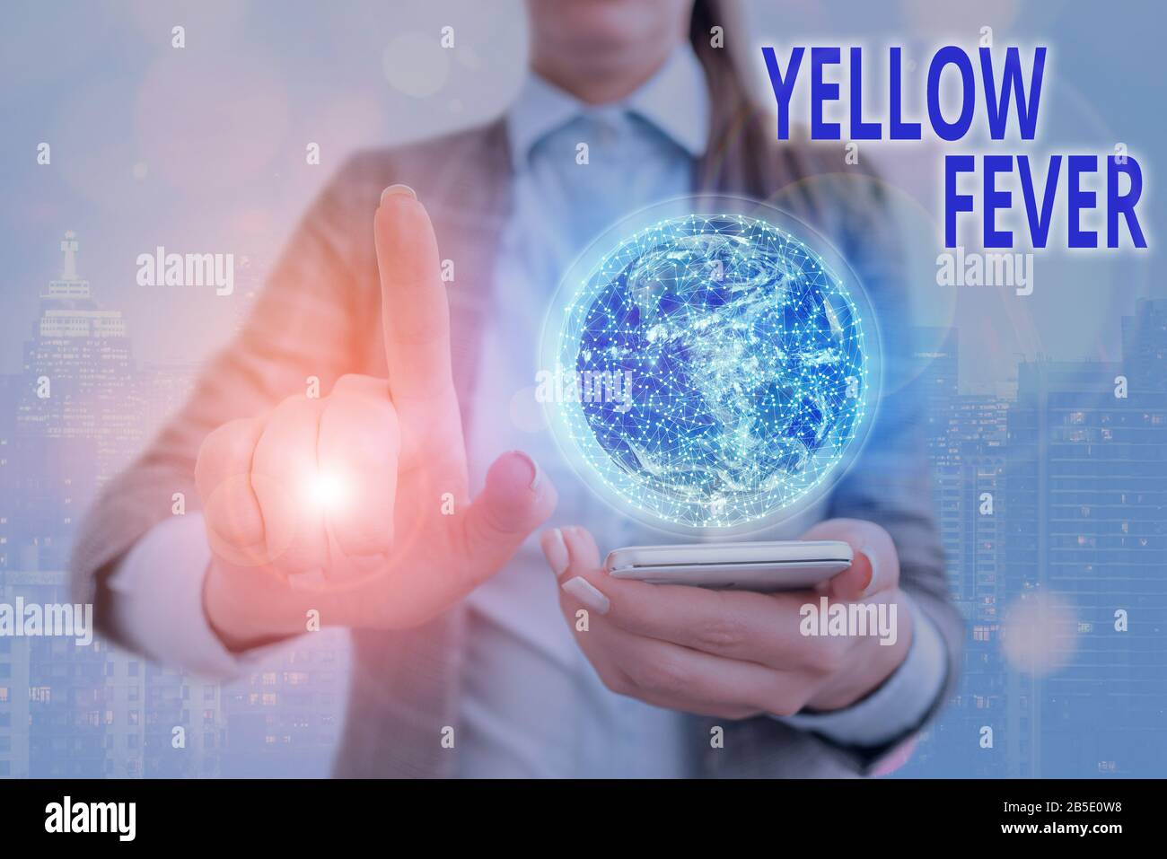 Handwriting text writing Yellow Fever. Conceptual photo tropical virus ...