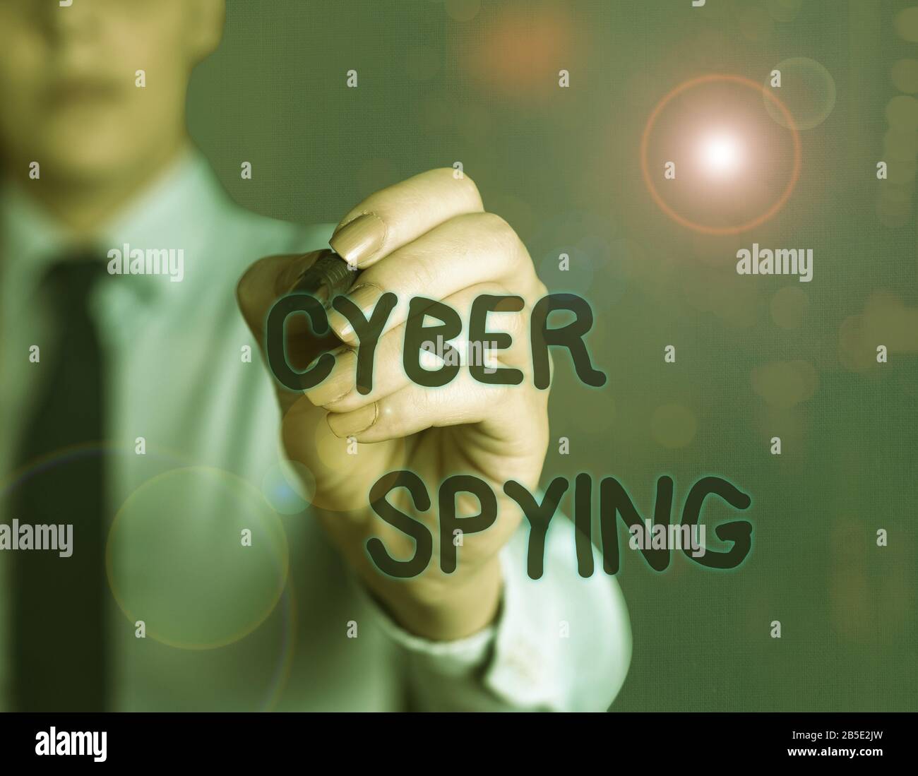 Word writing text Cyber Spying. Business photo showcasing form of cyber ...