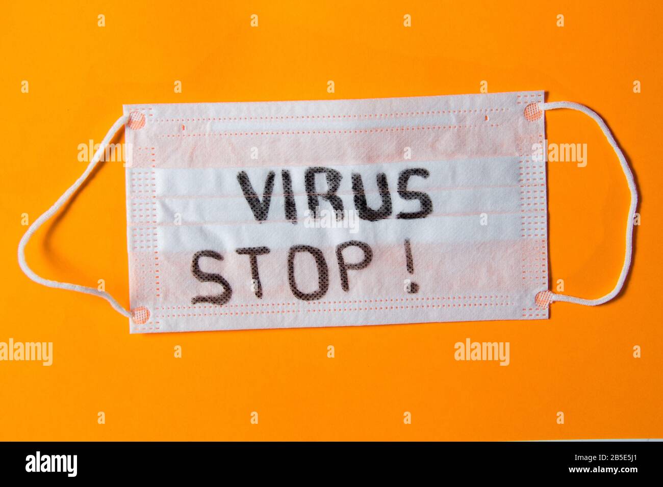 Medical mask to protect the face from bacteria. Health protection ...