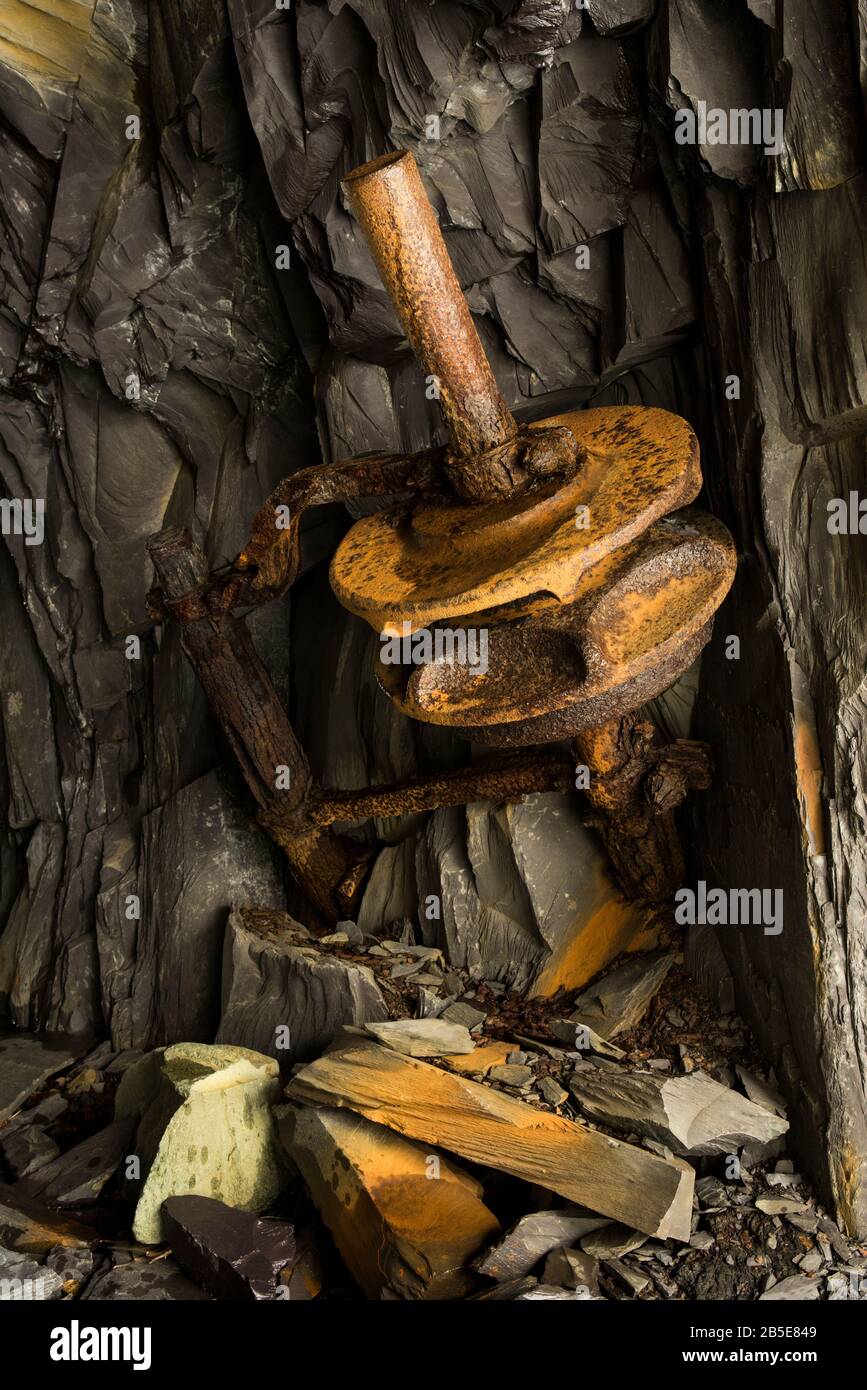Slate quarry in Llanberis, Gwynedd, North Wales, UK Stock Photo - Alamy