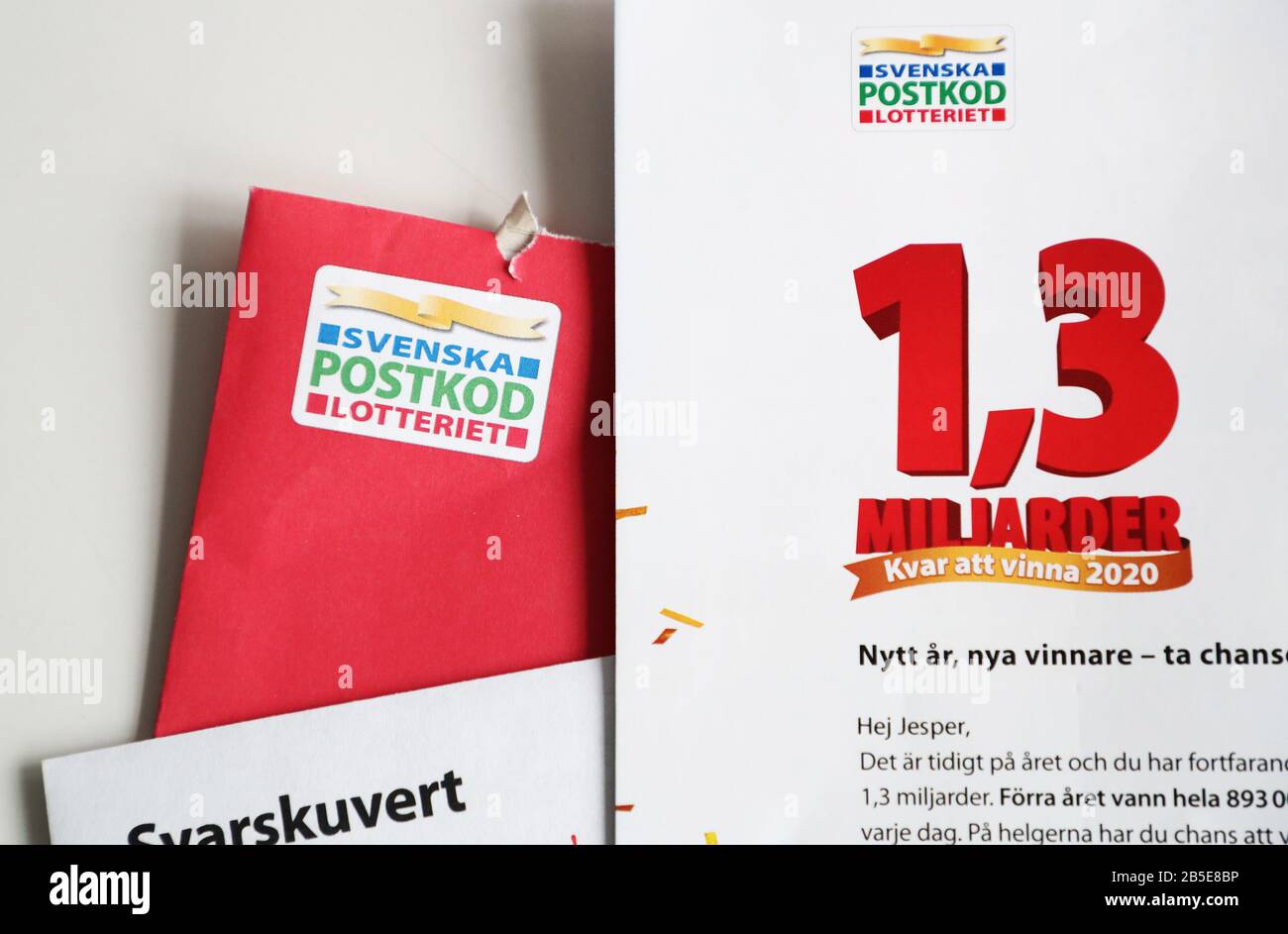 Svenska postkodlotteriet hi-res stock photography and images - Alamy