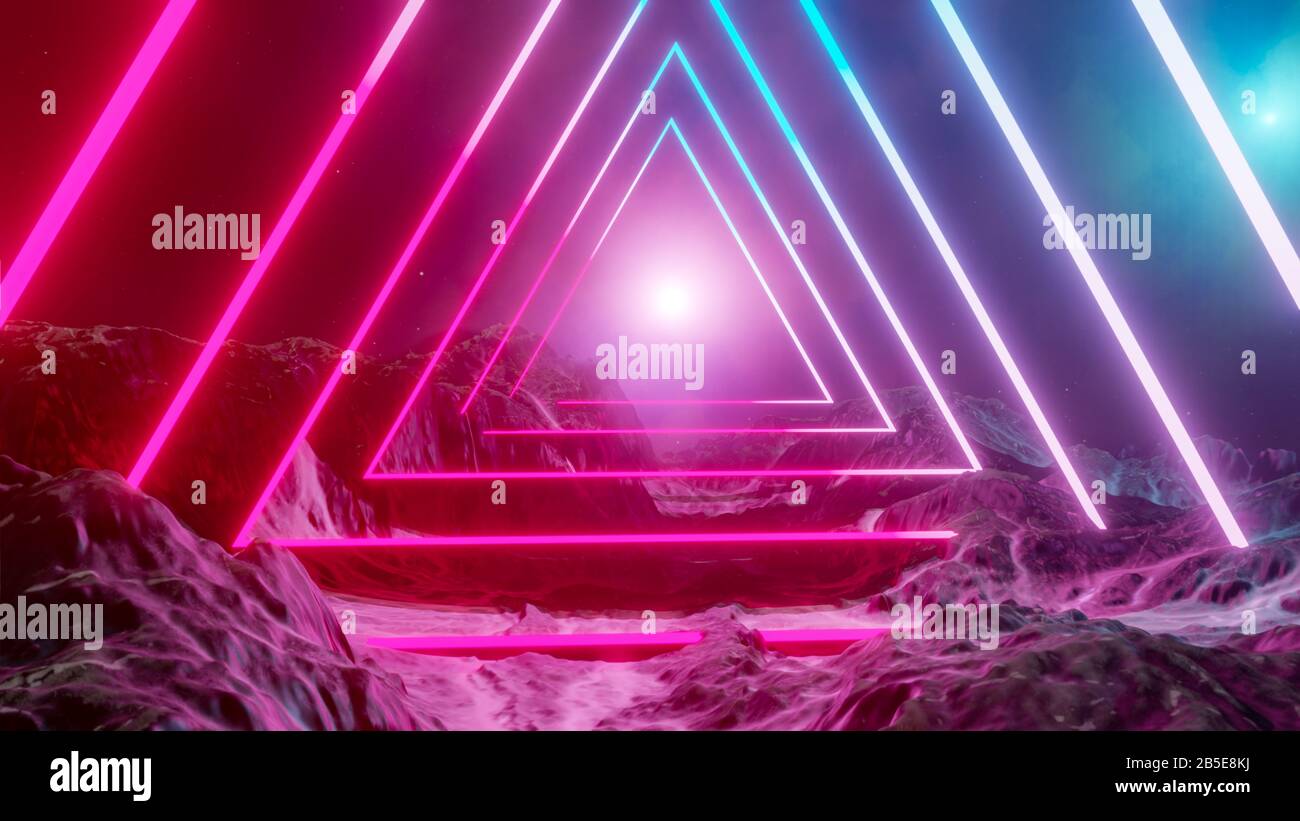 Installation light triangle hi-res stock photography and images - Alamy