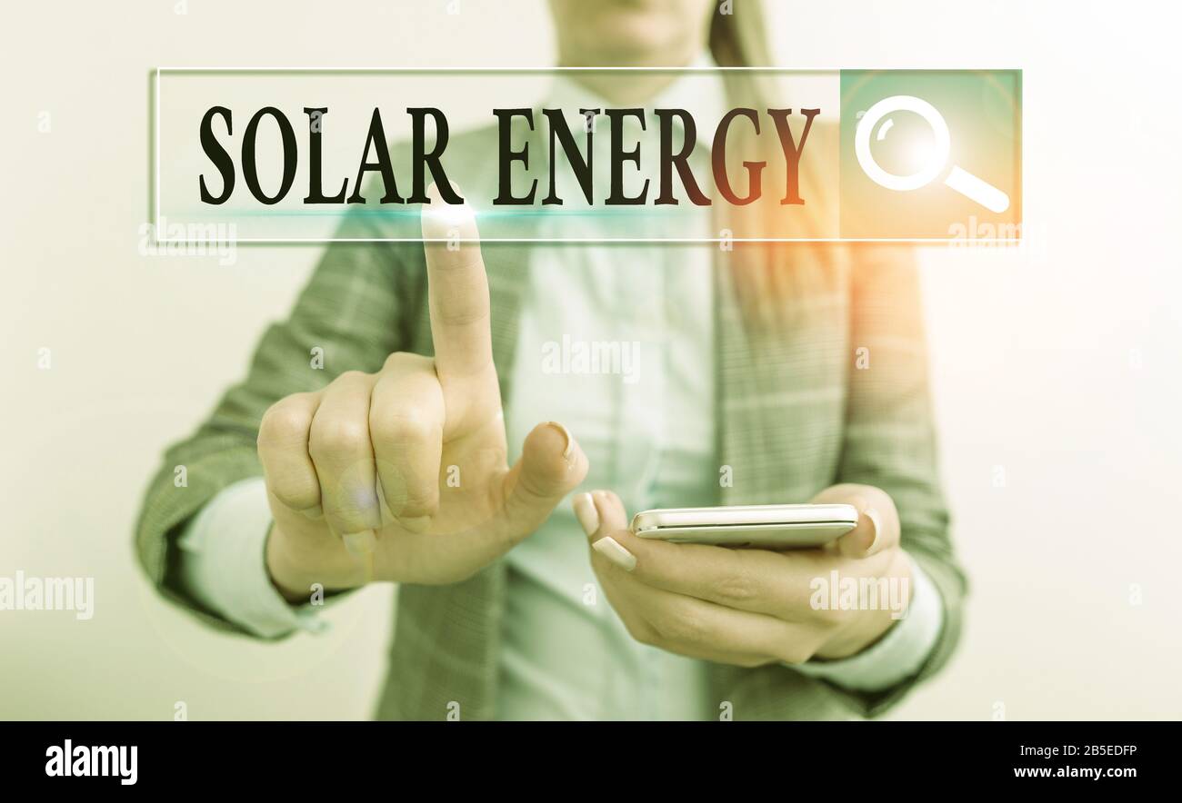 Electricity from solar radiation hi-res stock photography and images ...