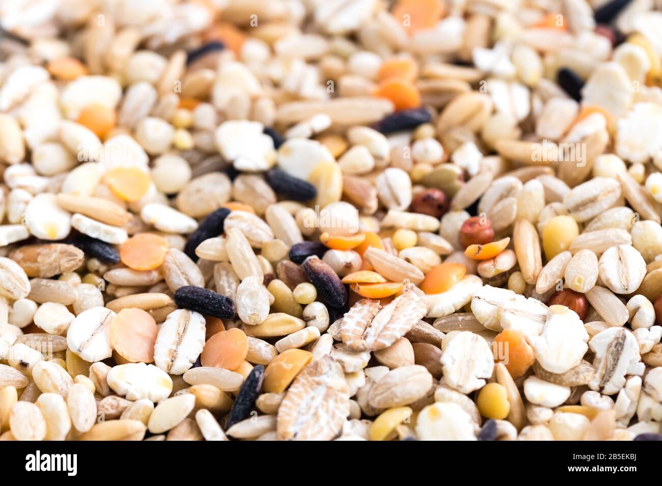 colorful mixed grain closeup detail view background Stock Photo - Alamy