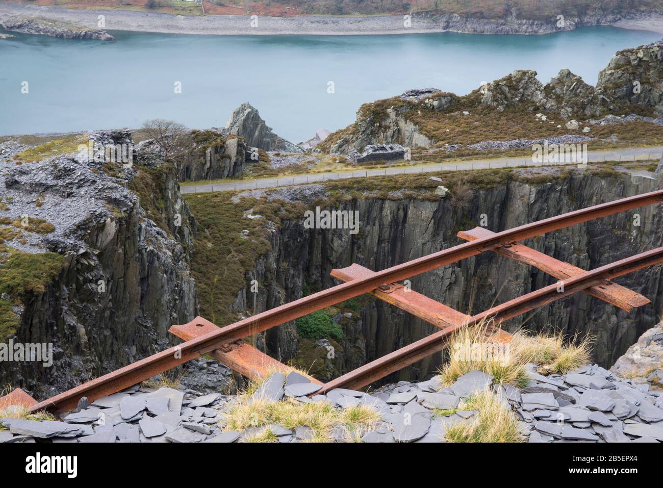 Slate quarry in Llanberis, Gwynedd, North Wales, UK Stock Photo - Alamy