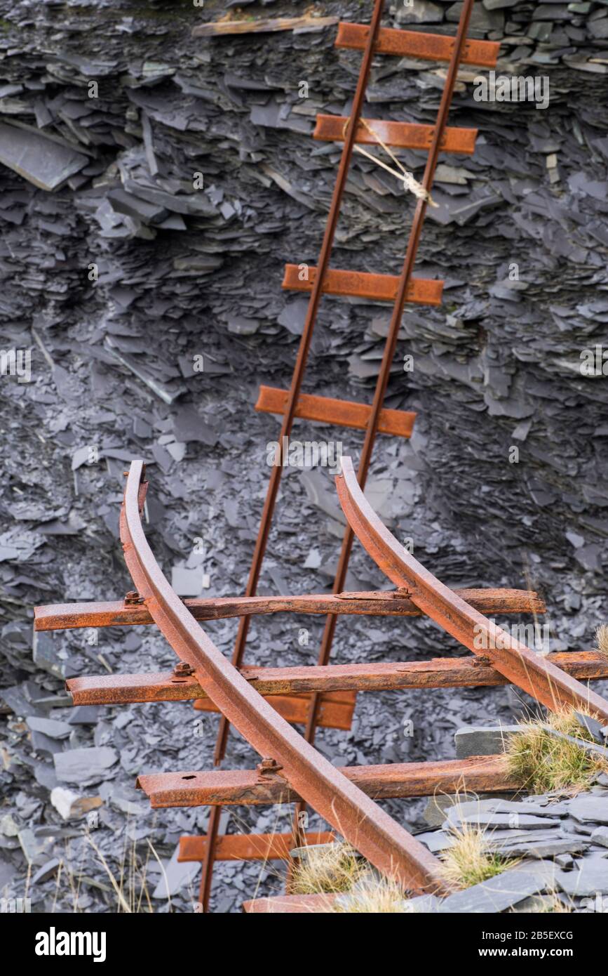 Slate quarry in Llanberis, Gwynedd, North Wales, UK Stock Photo - Alamy