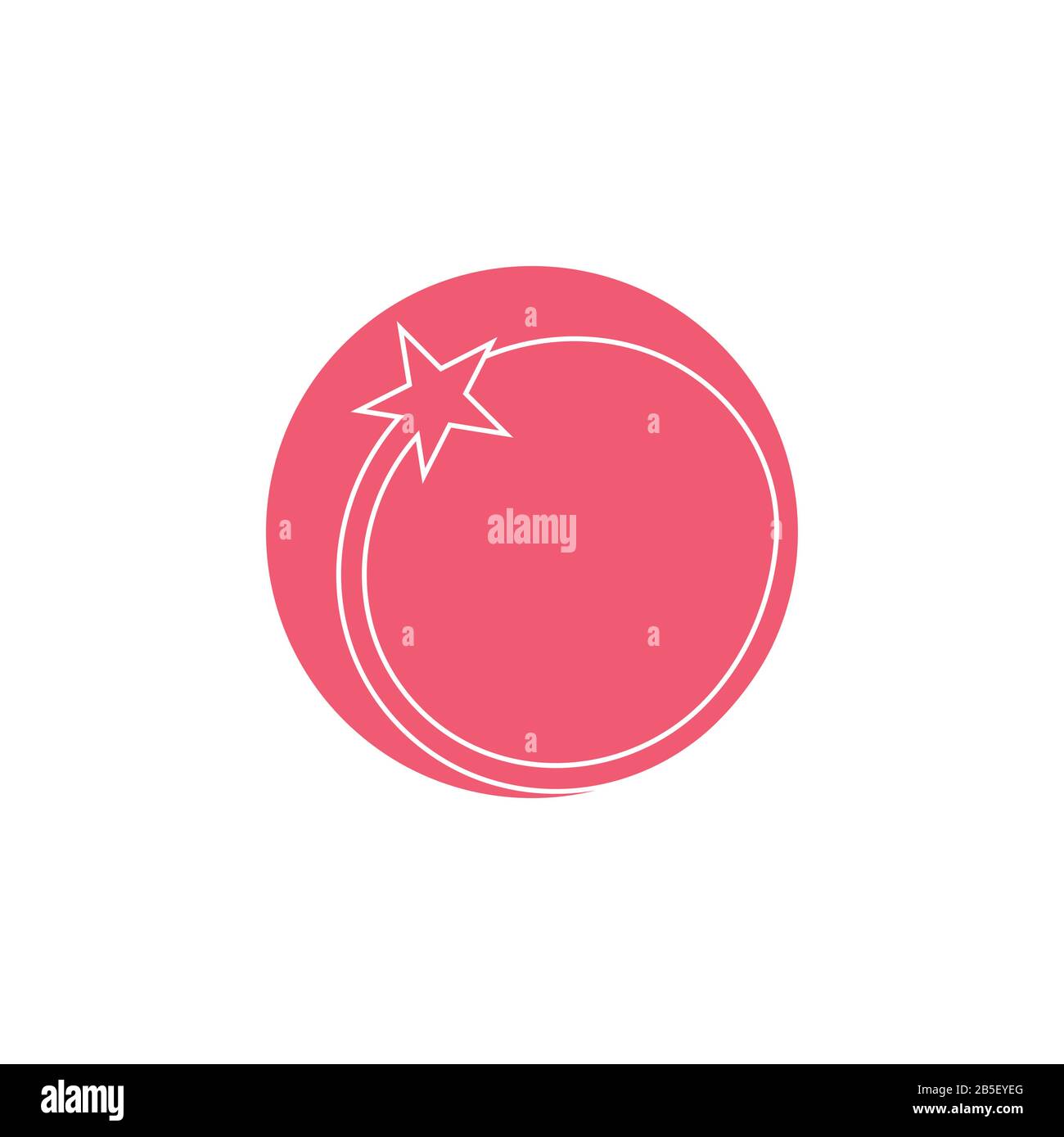 circle geometric motion stars rotation logo vector Stock Vector Image ...