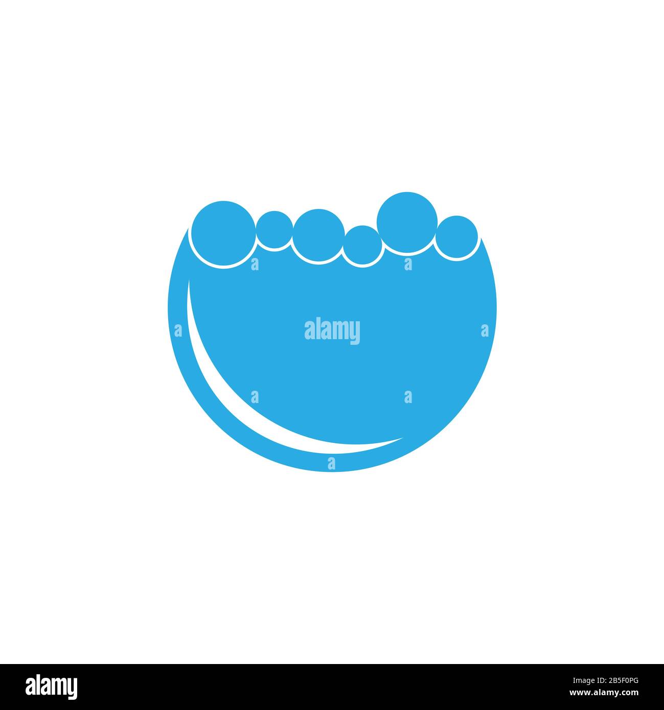 boiling water bubble symbol geometric logo vector Stock Vector Image ...