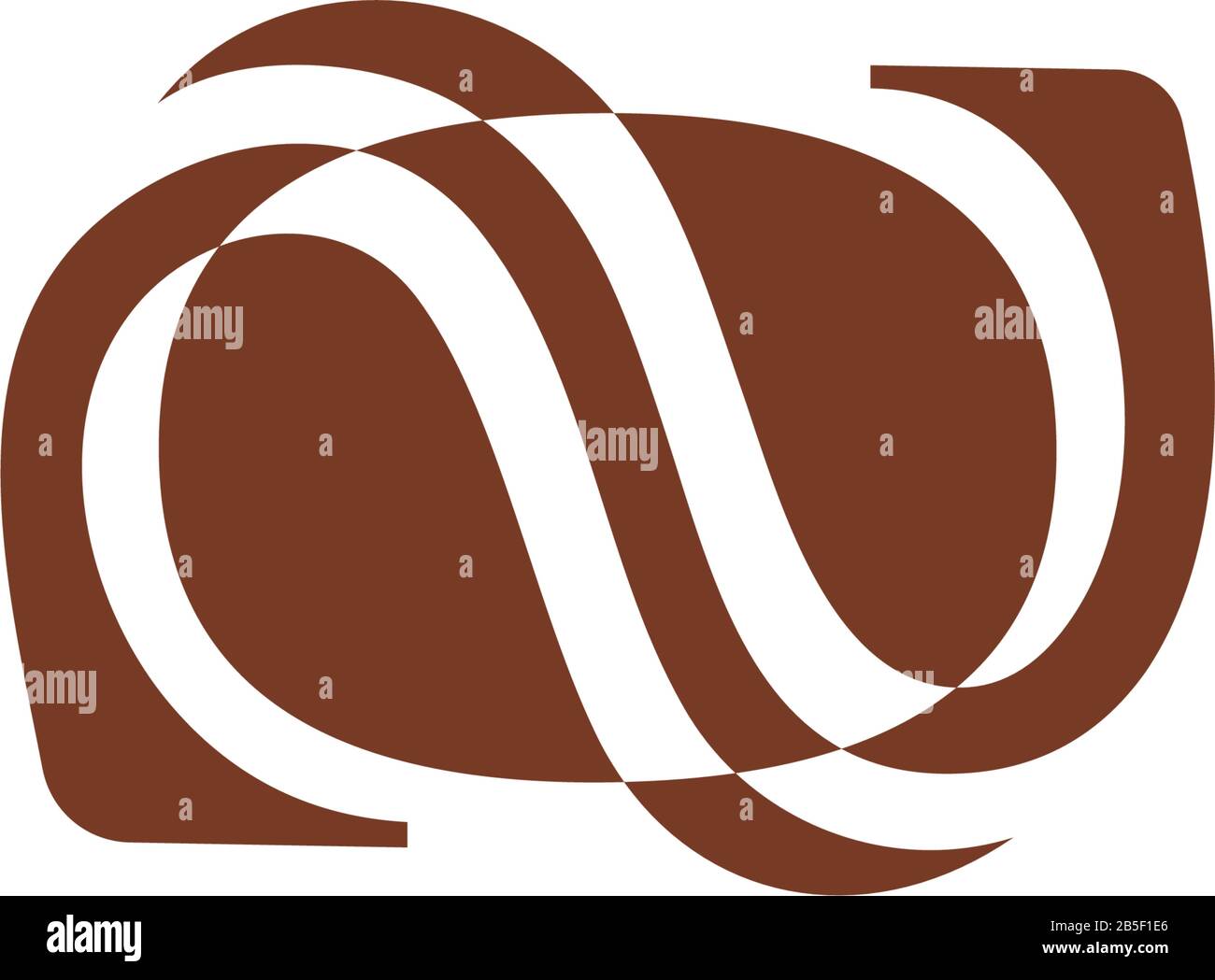coffee shape abstract geometric design symbol logo vector Stock Vector ...