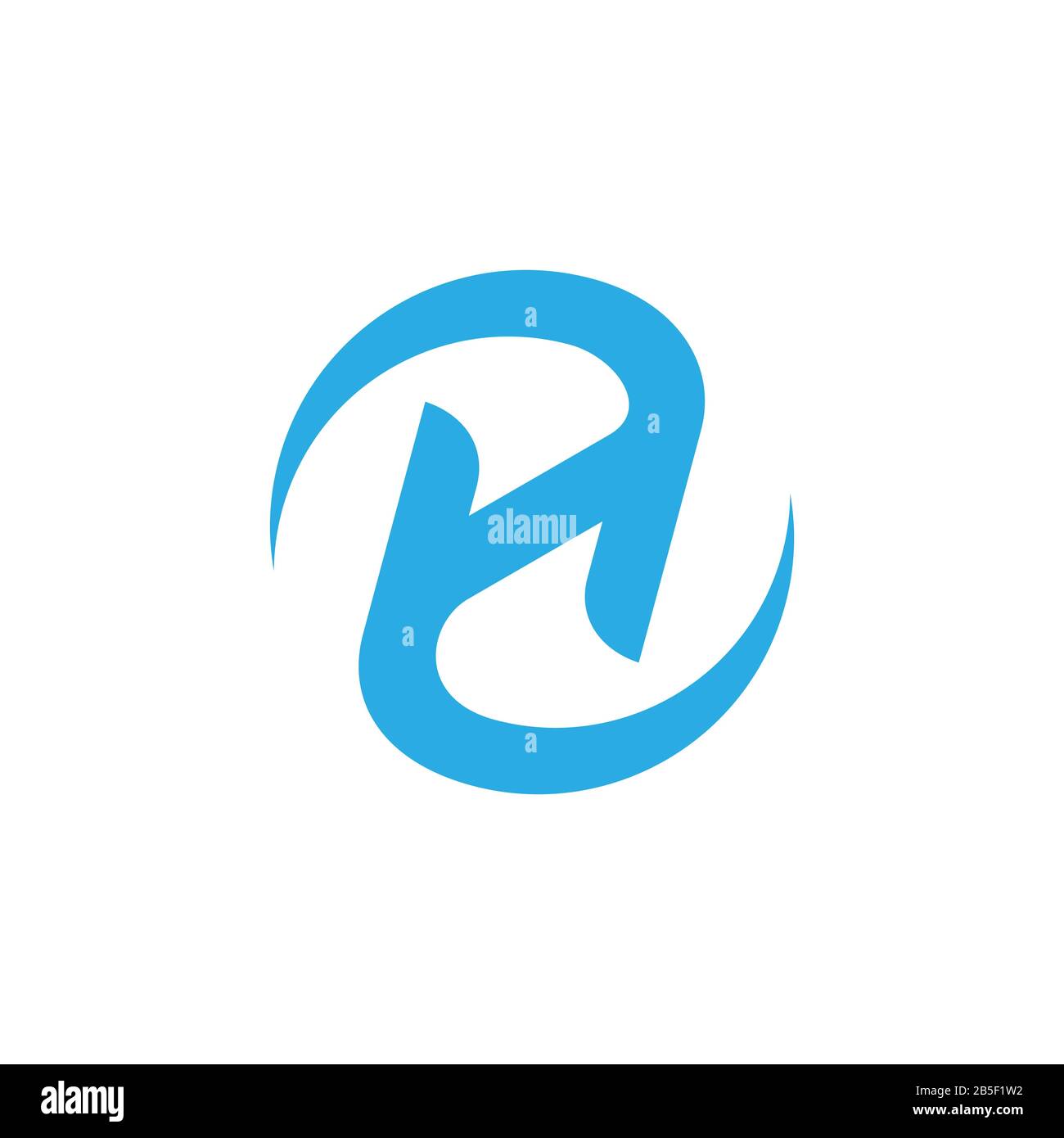 H rotate logo hi-res stock photography and images - Alamy