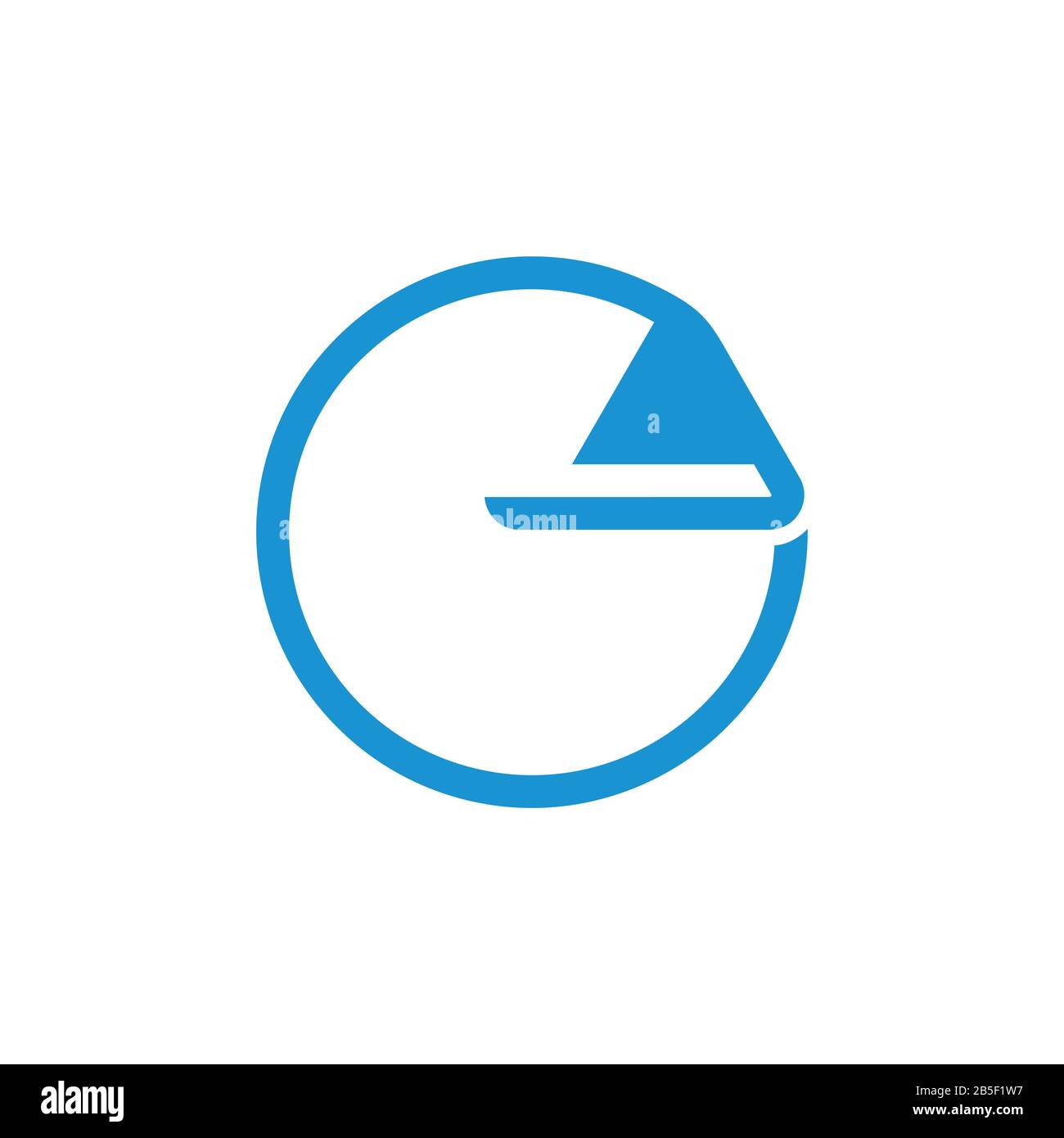 letter e triangle rotation arrow logo vector Stock Vector Image & Art ...