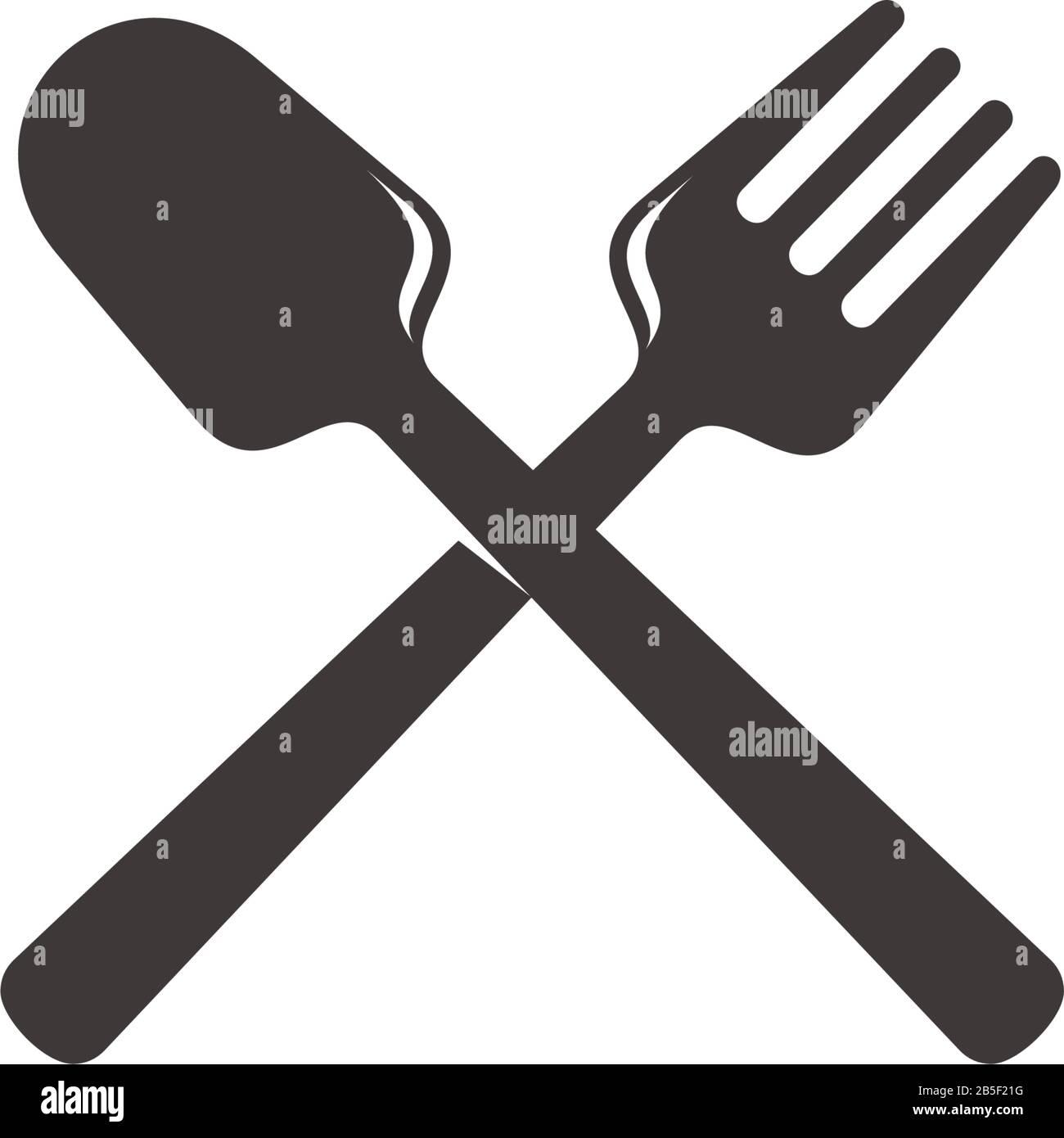 simple cross spoon fork overlapping design logo vector Stock Vector ... simple cross spoon fork overlapping design logo vector Stock Vector ...