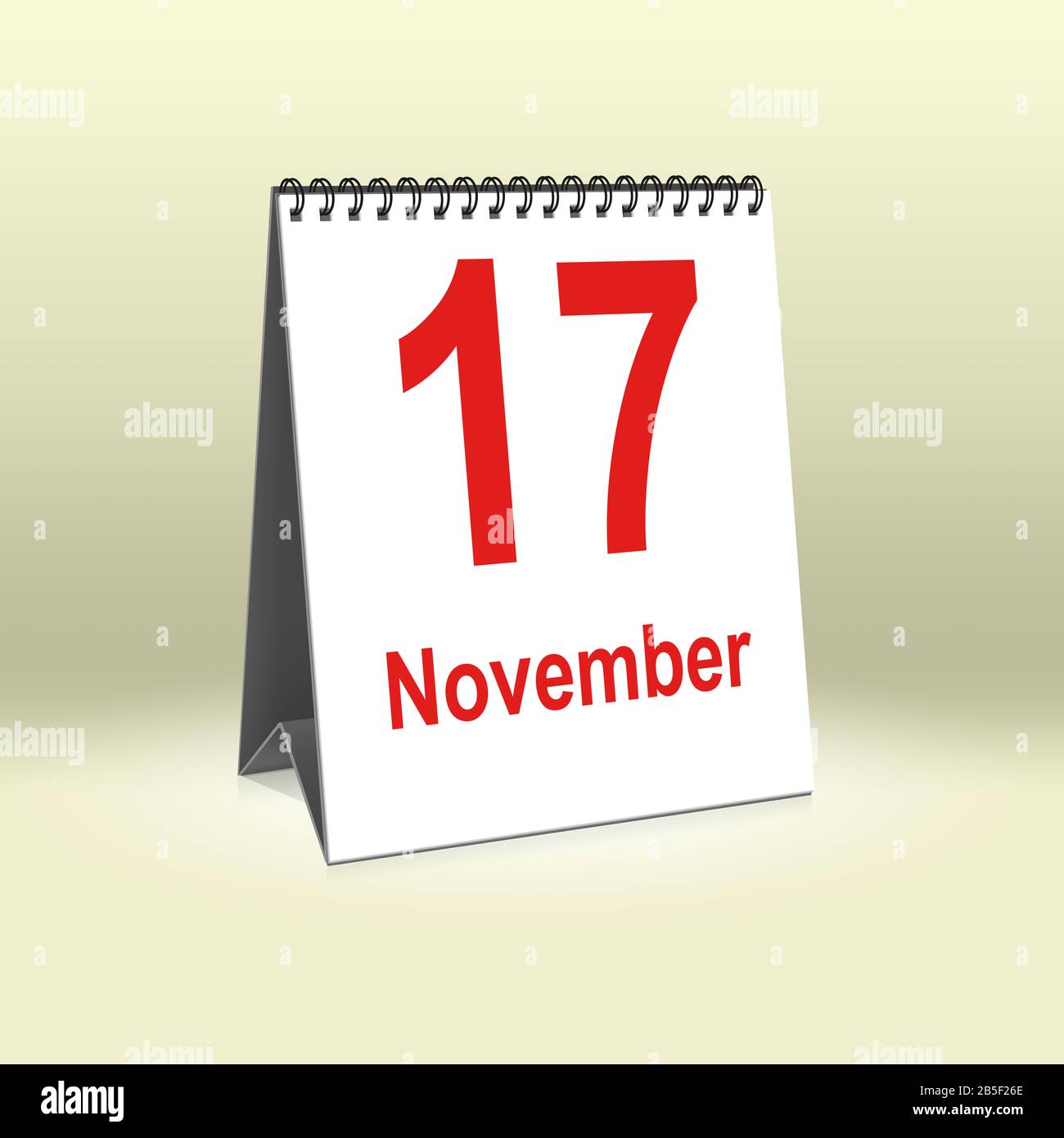 A calendar for the desk shows November 17th | Ein Kalender für den ...