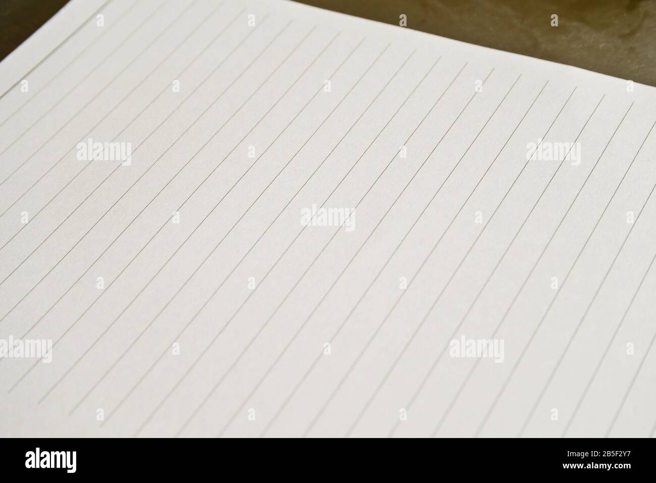 White Lined paper as background Stock Photo - Alamy