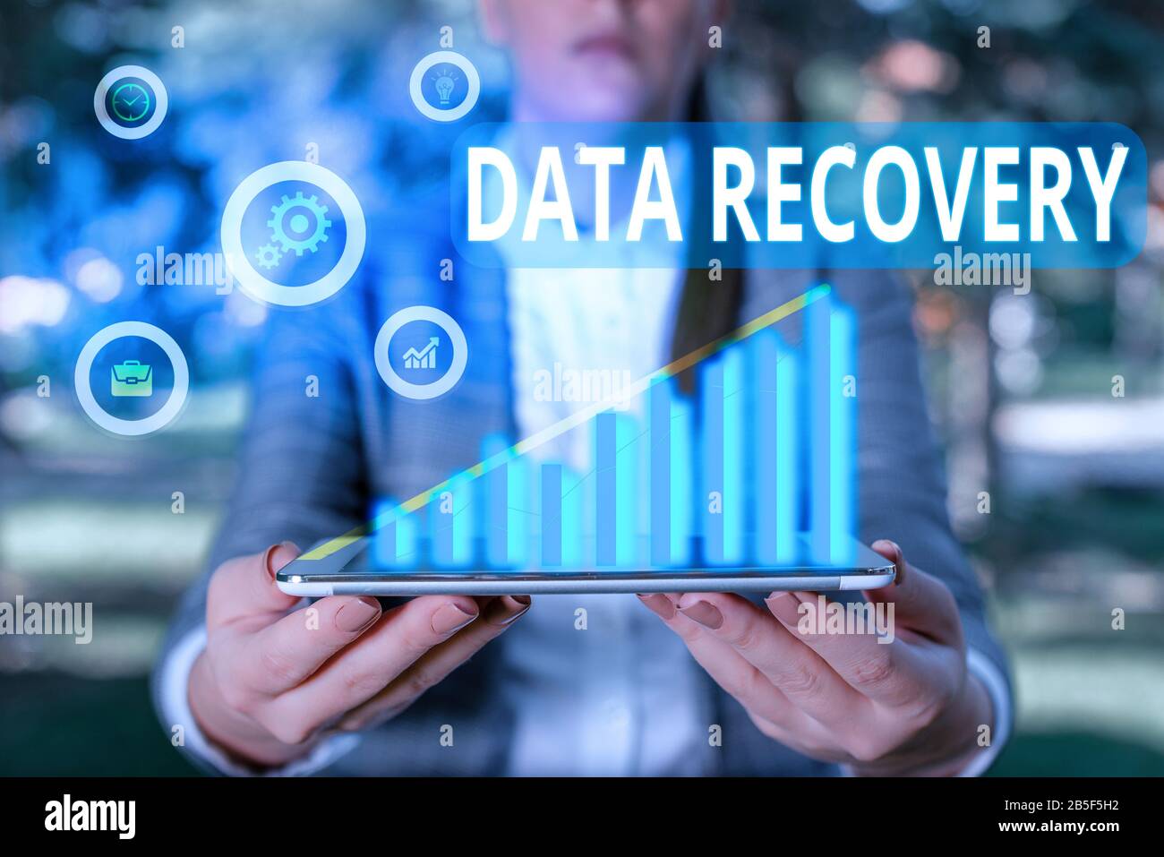 Word writing text Data Recovery. Business photo showcasing process of ...
