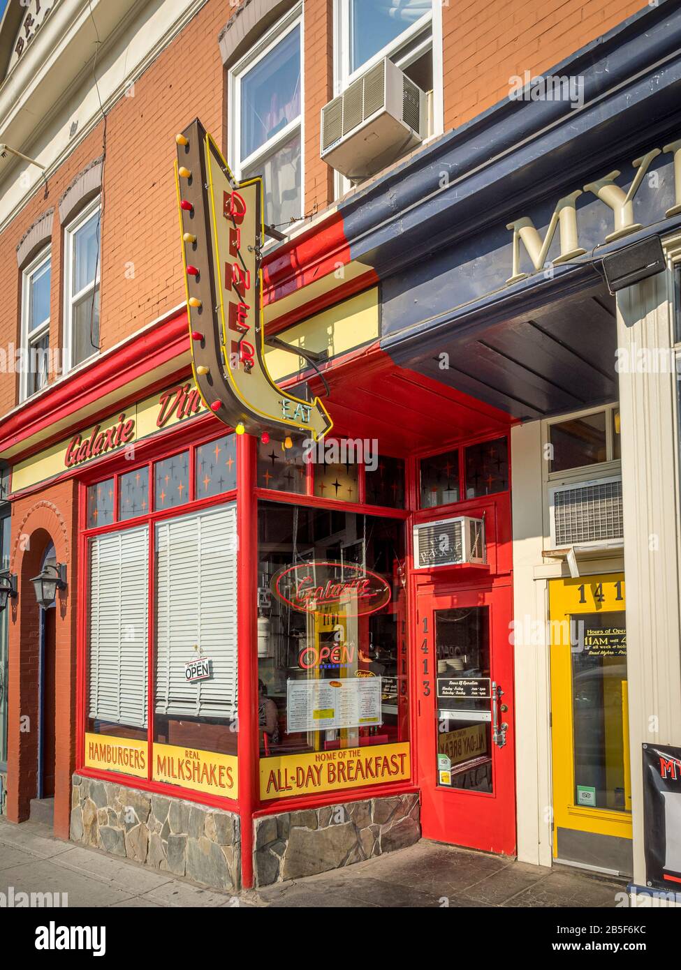 Canada alberta calgary historic architecture hi-res stock photography ...