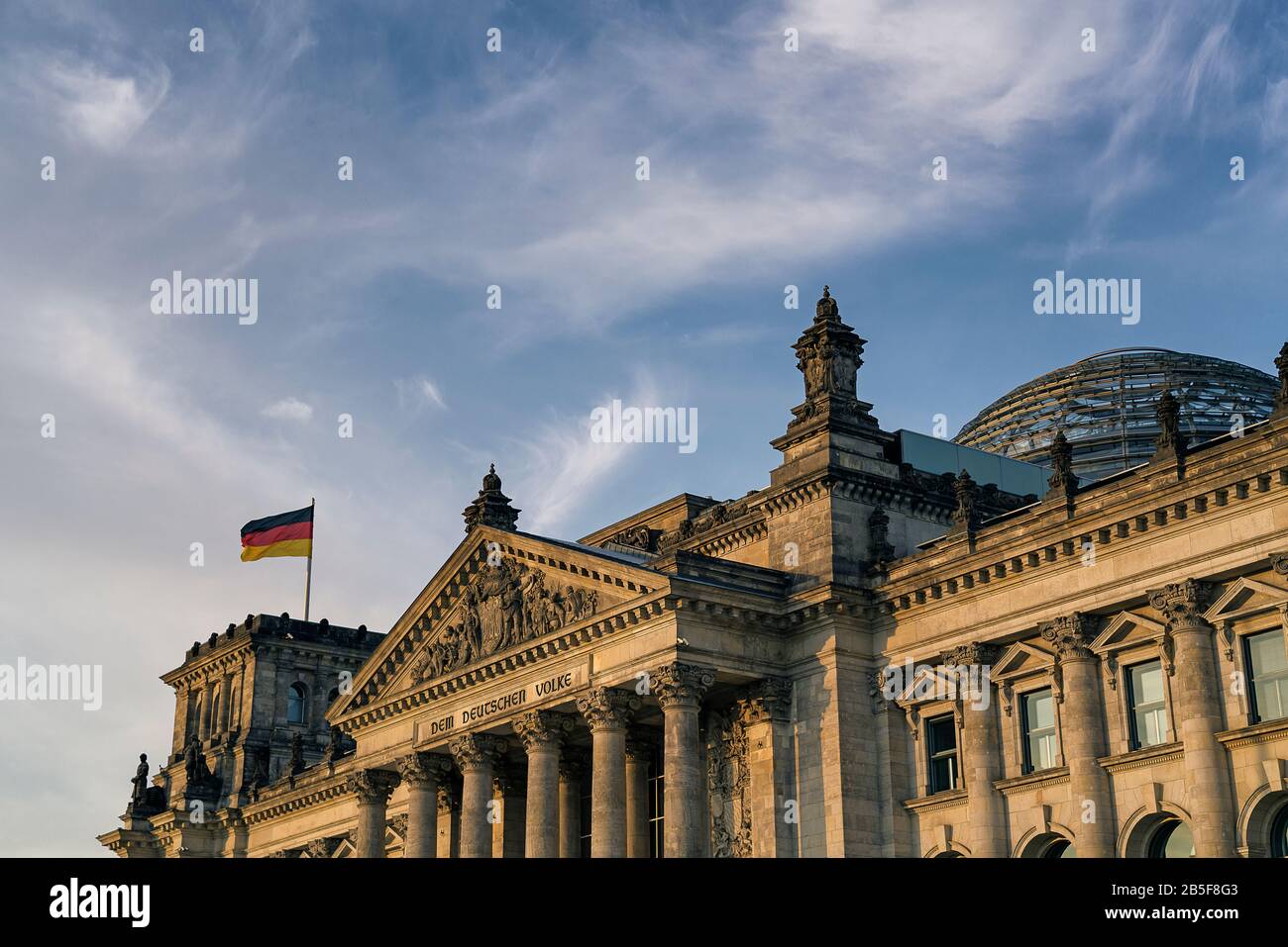 Reichstag building (german government) in Berlin, Germany Stock Photo ...