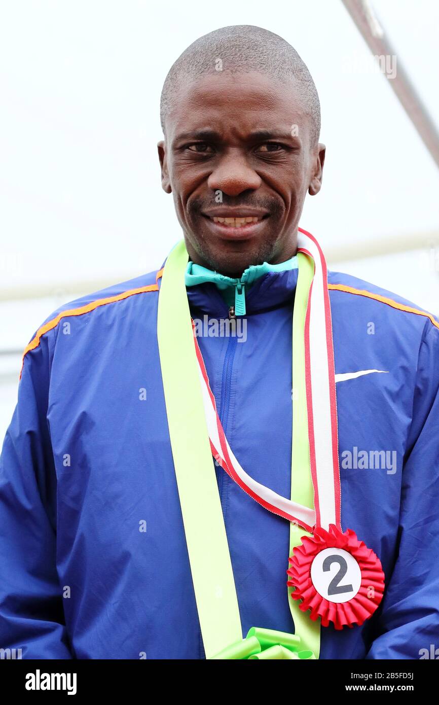 Shiga, Japan. 8th Mar, 2020. Stephen Mokoka (RSA) Marathon : 2020 Lake ...